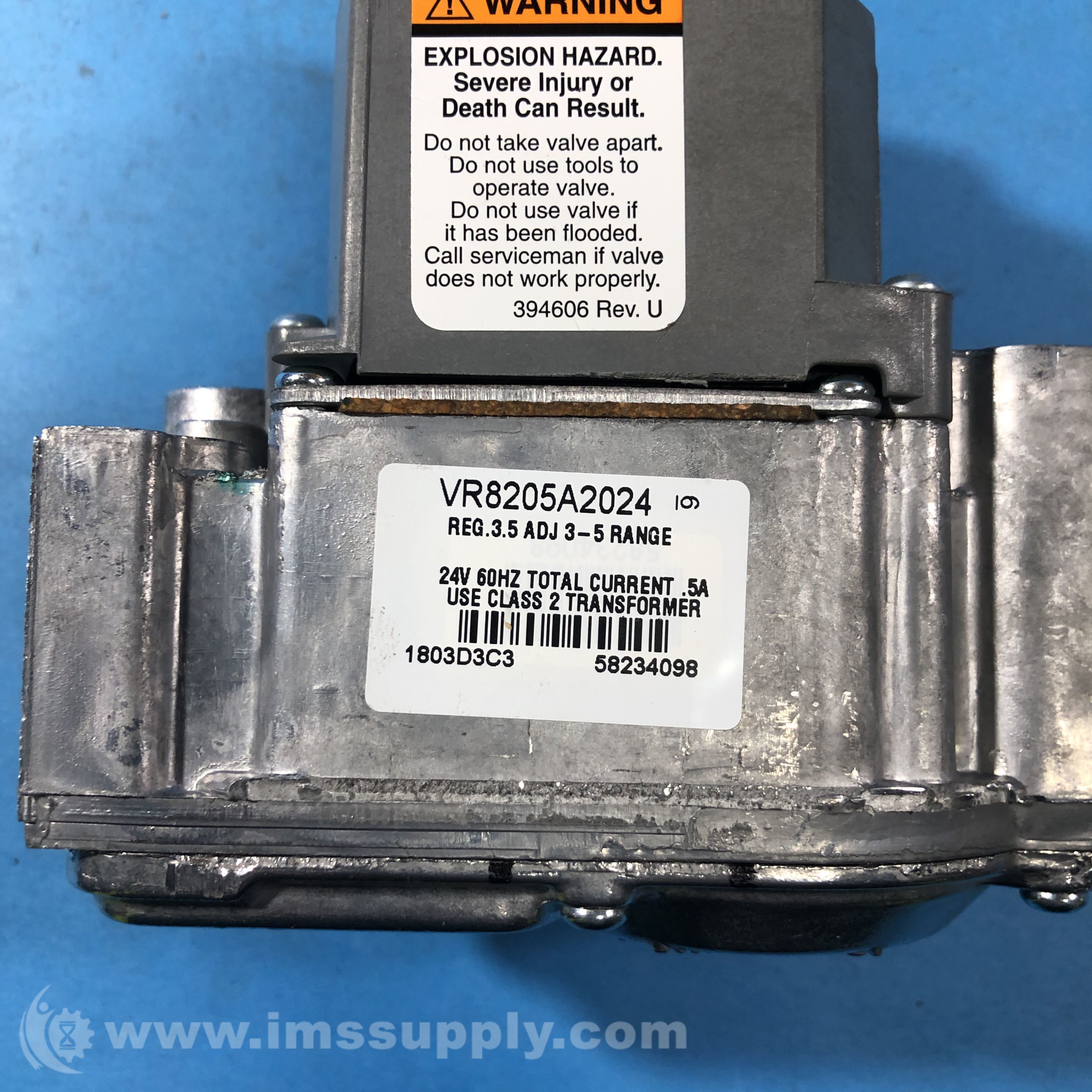 Honeywell VR8205 A 2024 Iron Body Gas Control Valve 1/2 NPT - IMS Supply