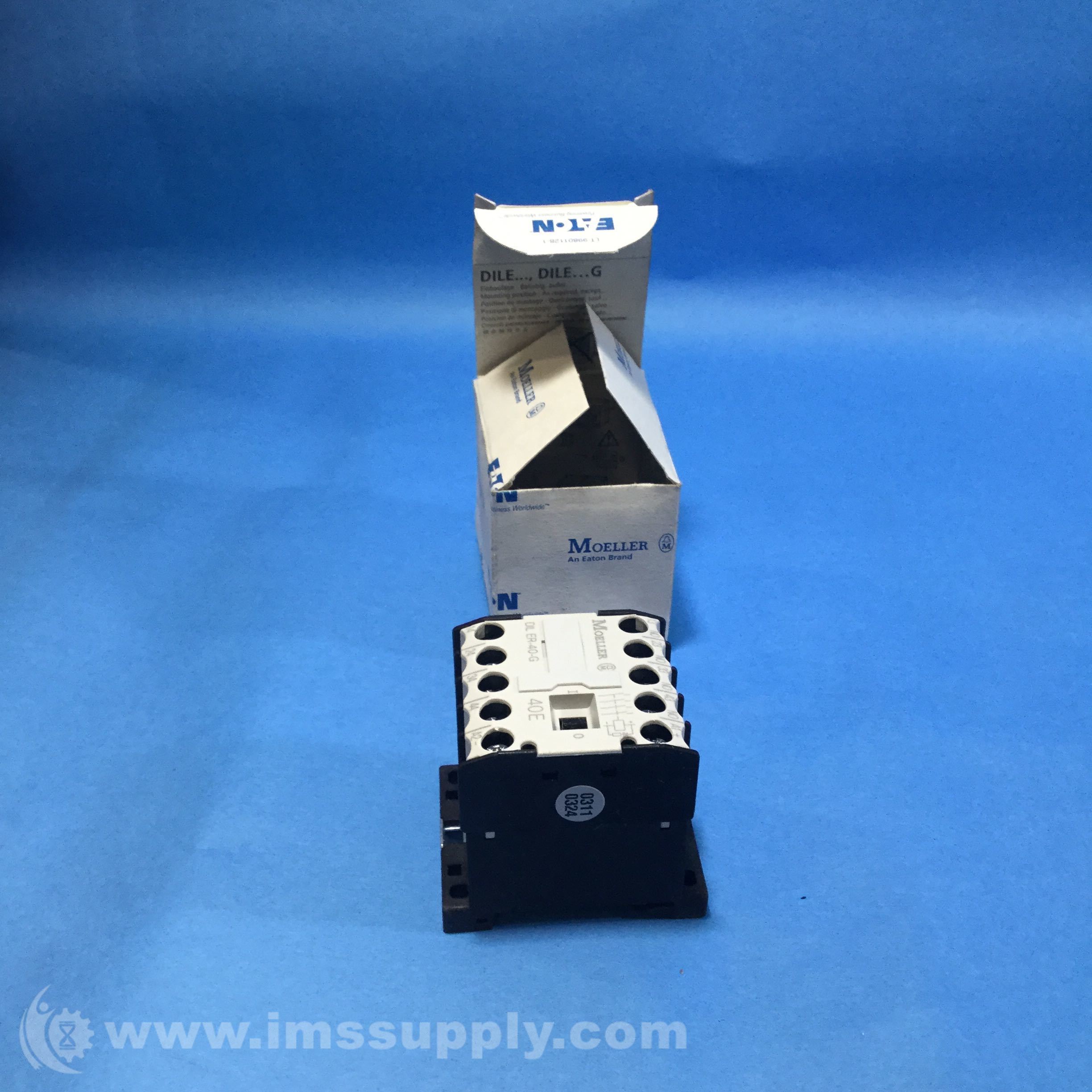 Moeller Electric DILER-40-G Contactor, 24VDC - IMS Supply