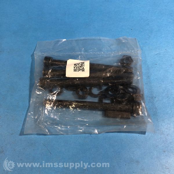 Bag of 4 Black Steel Socket Cap Partially Threaded Screws - IMS Supply