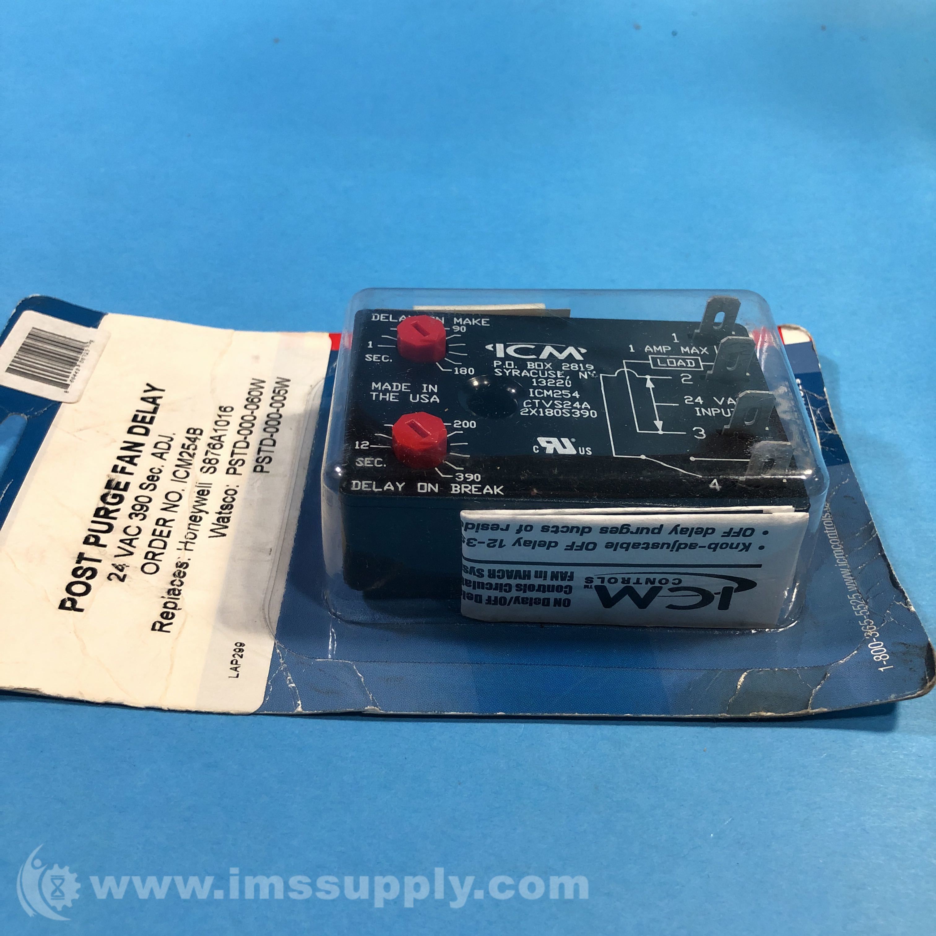 Icm ICM254 Dual Function Fan Delay Timer - IMS Supply