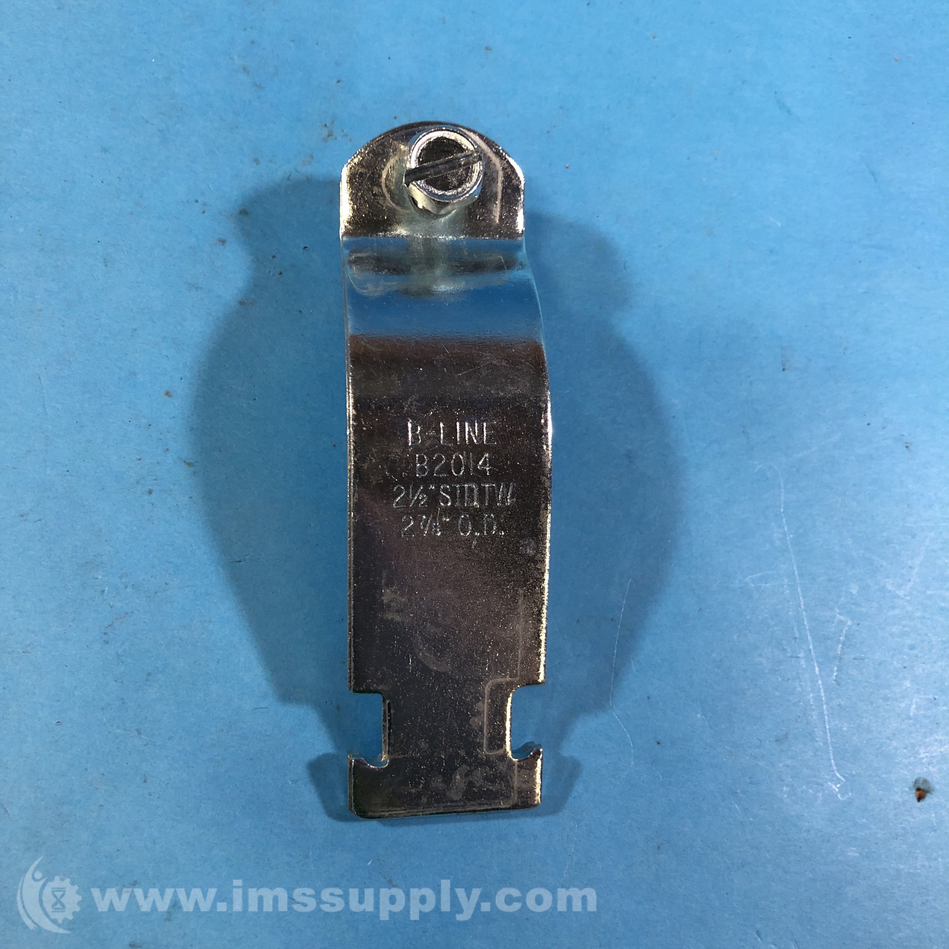 B-Line B2014 Pipe and Conduit Clamp, Rigid, 2 1/2, Zinc Plated - IMS Supply