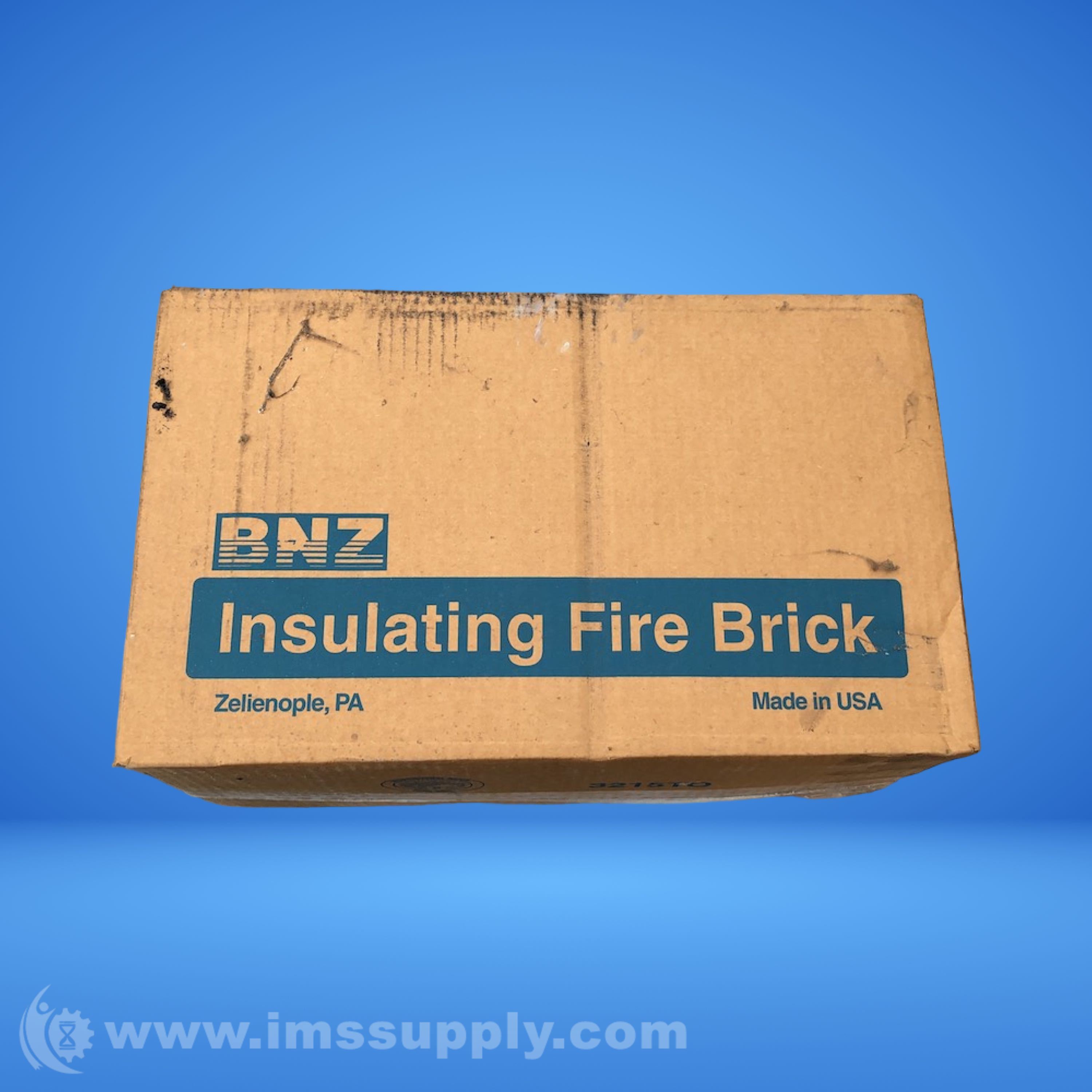 BNZ Materials PA-23 2 ARCH 3 Box of 10 Insulating Fire Bricks - IMS Supply