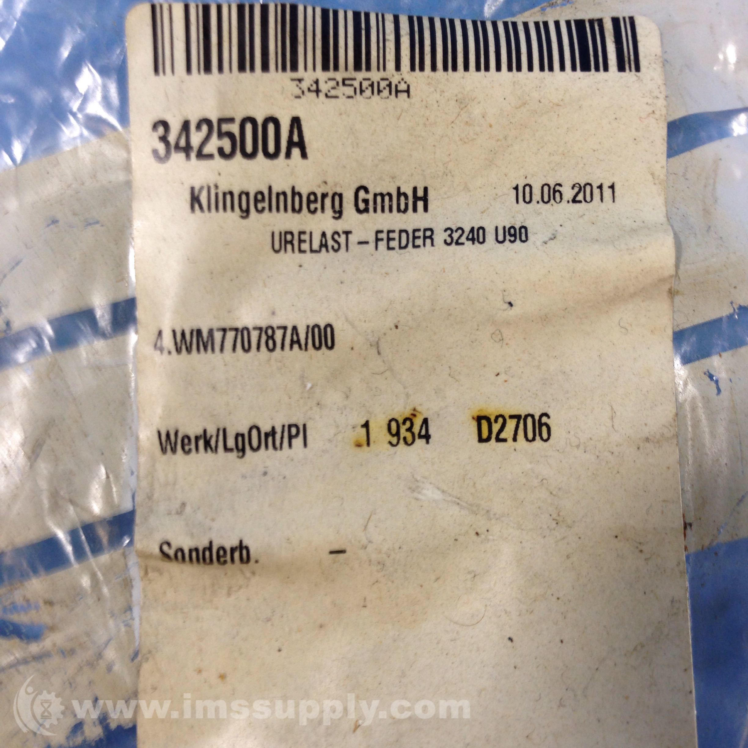 Klingelnberg 342500A Bearing Spacer - IMS Supply