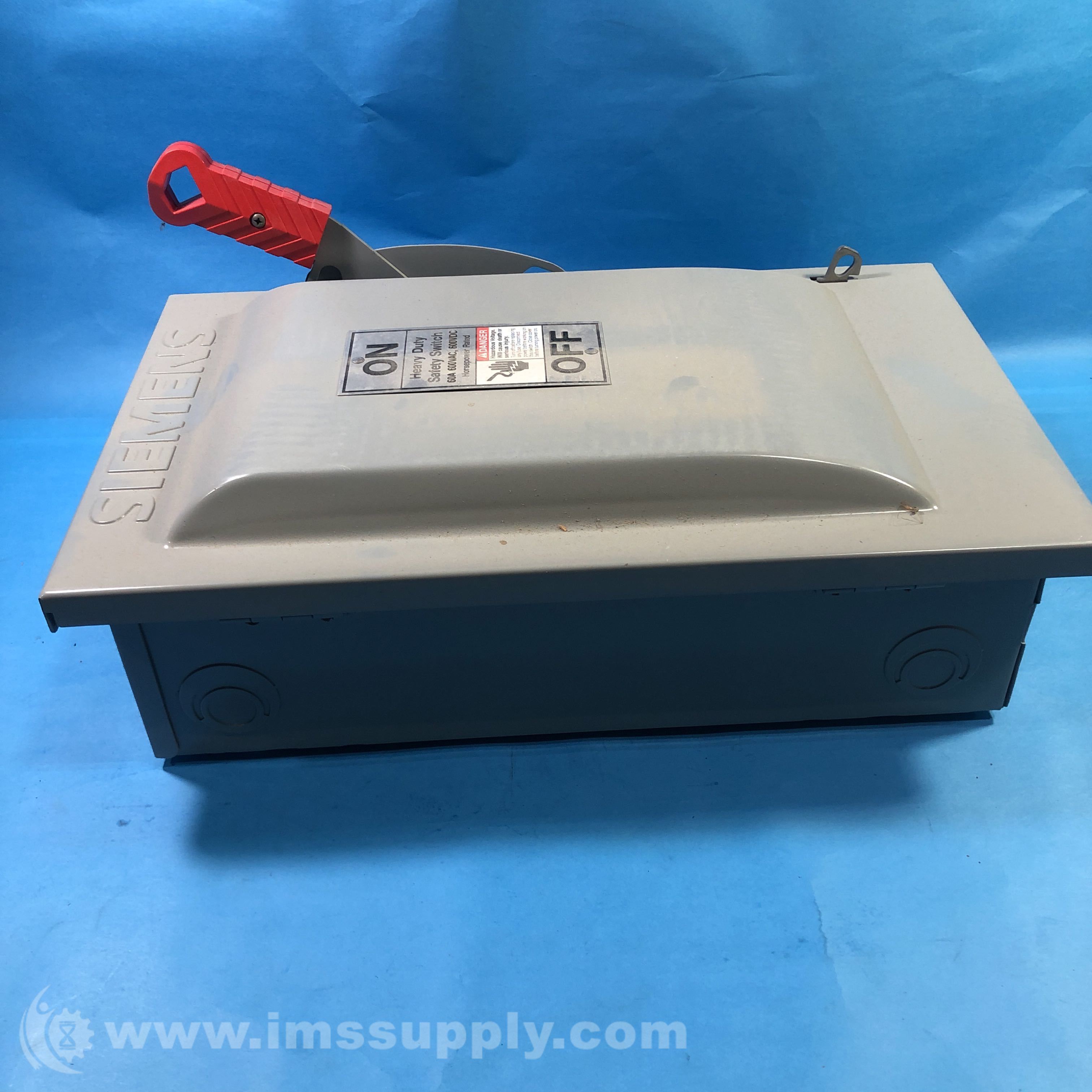 Siemens 2P 60A 600V-600VDC - IMS Supply