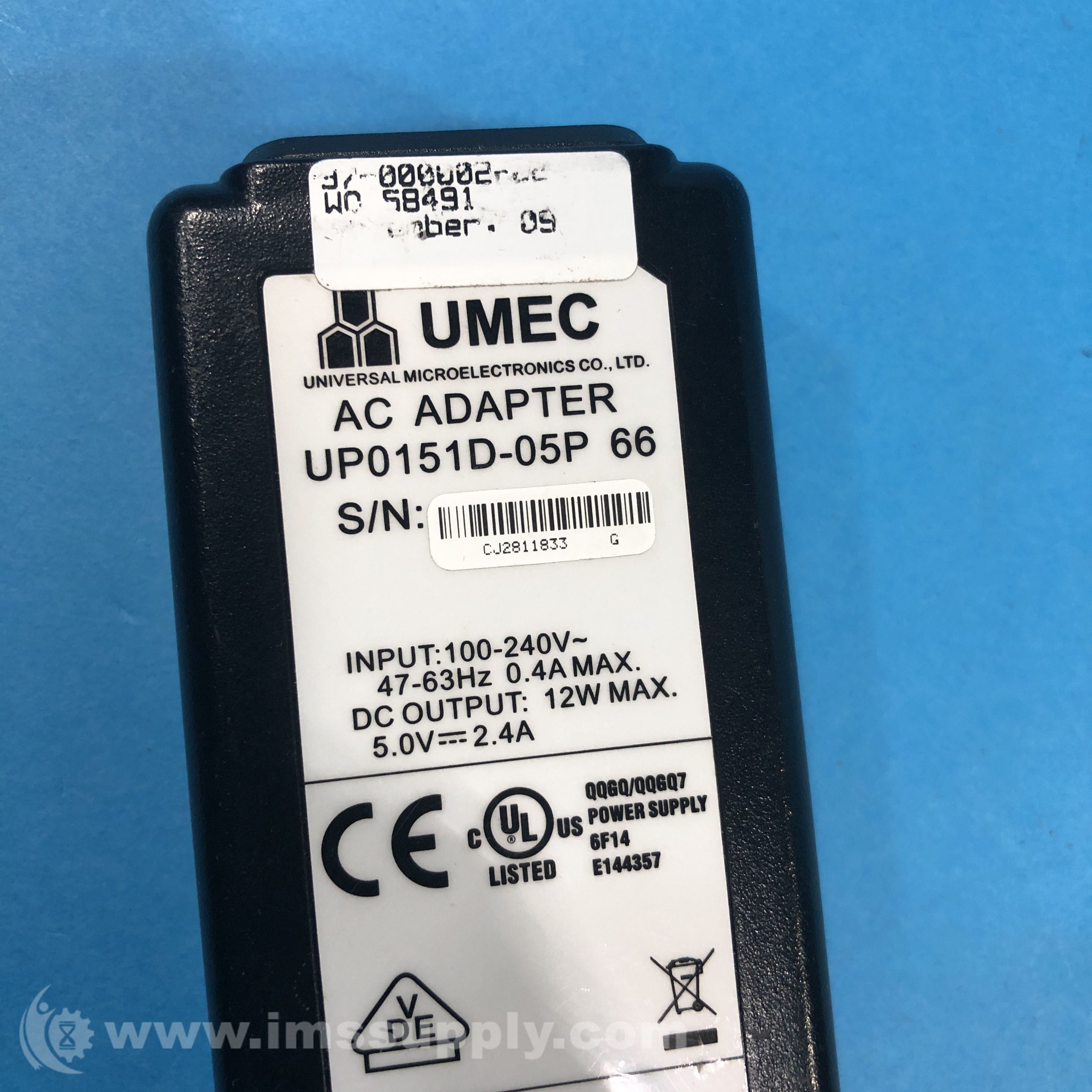 Universal Microelectronics Company UP0151D-05P Plug-In Adapter - IMS Supply