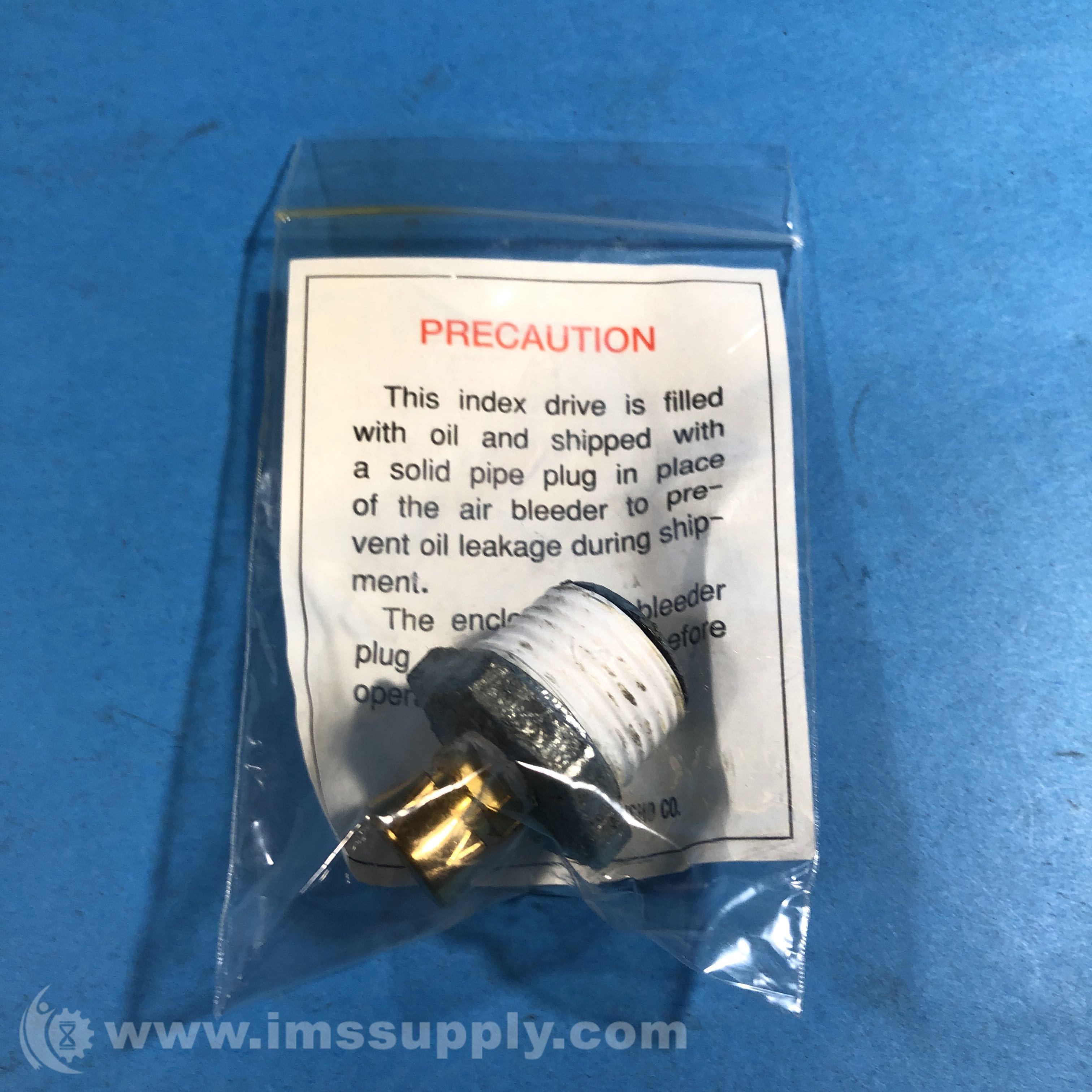 Sankyo 11EXF3W0198X055 Relief/Filler Vent Plug - IMS Supply