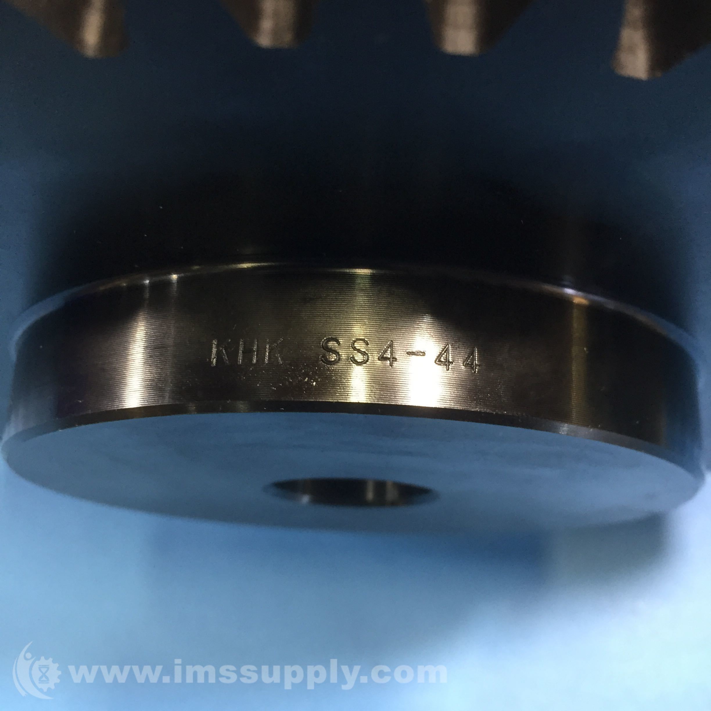 KHK Gears SS4-44 Spur Gear, Module 4, 44 Tooth, Carbon Steel - IMS Supply