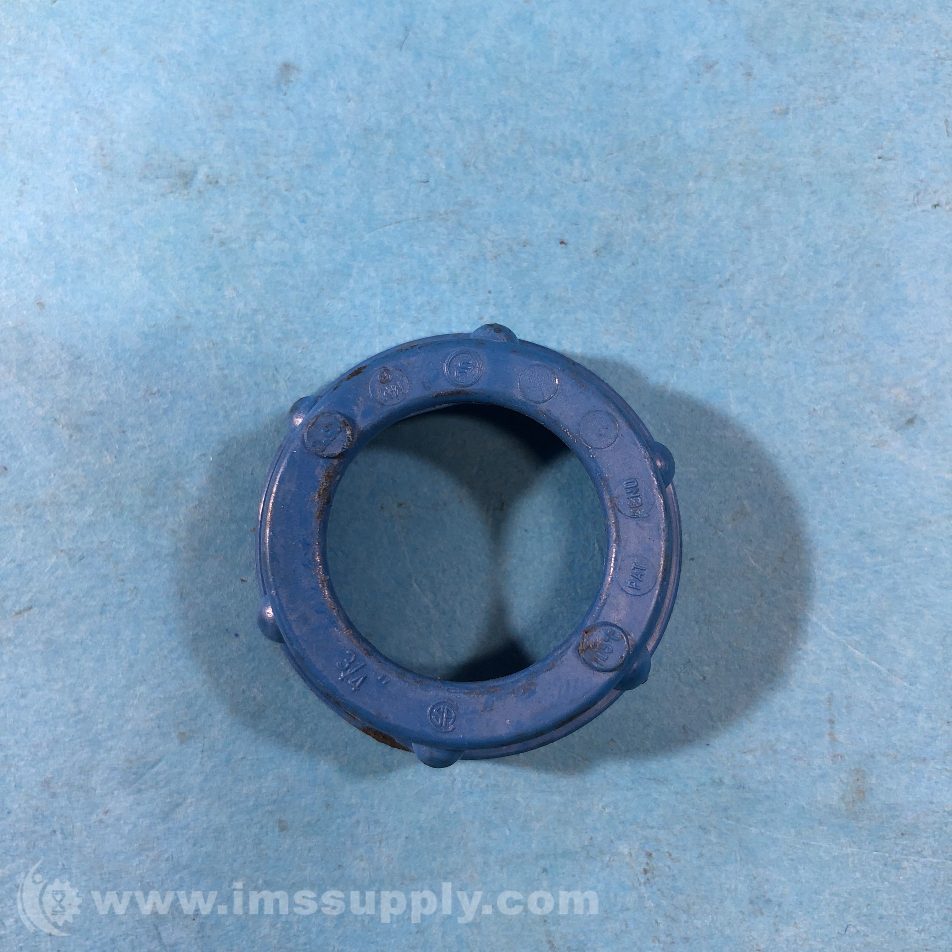 3/4" Blue Plastic Insulating Bushing - IMS Supply