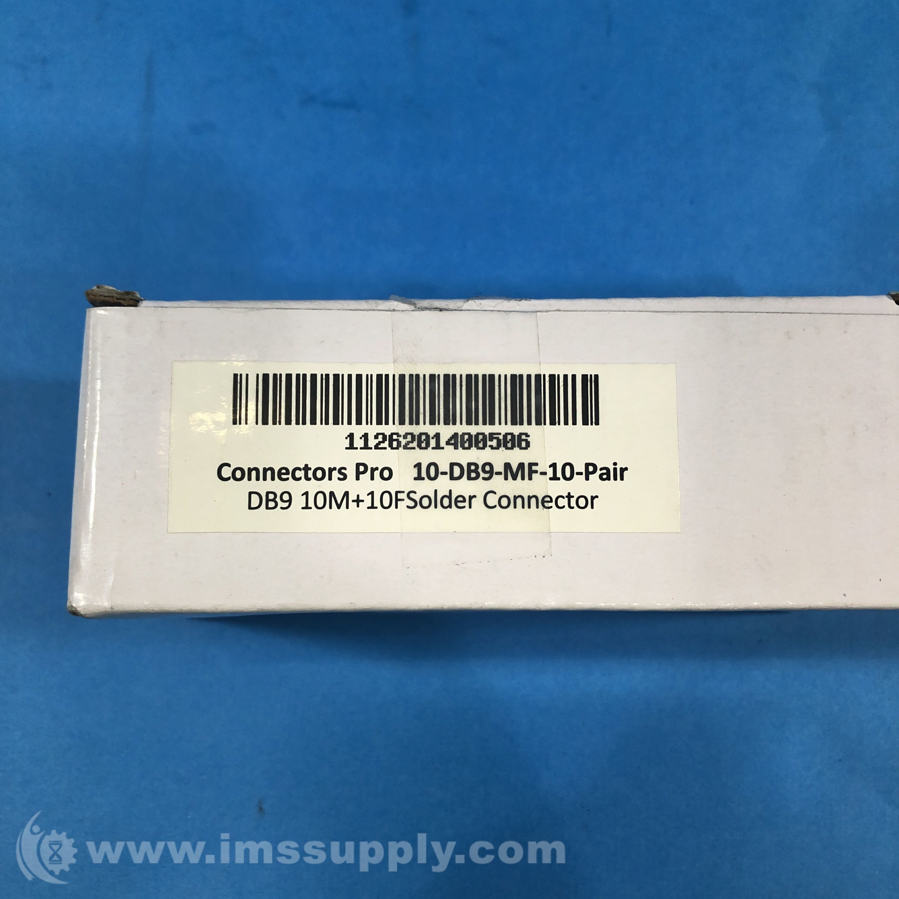 Connectors Pro 10-DB9-MF-10-Pair Male x Female D-Sub Solder Type - IMS ...