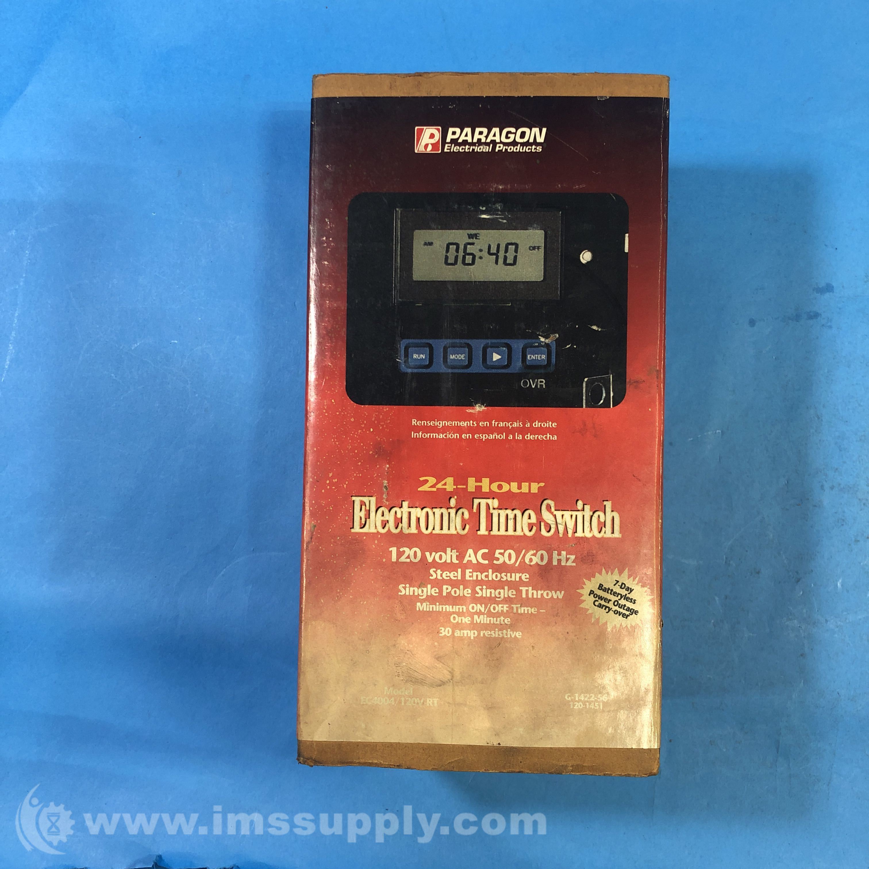 Paragon EC4004/120V-RT EC4000 Electronic Time Control - IMS Supply