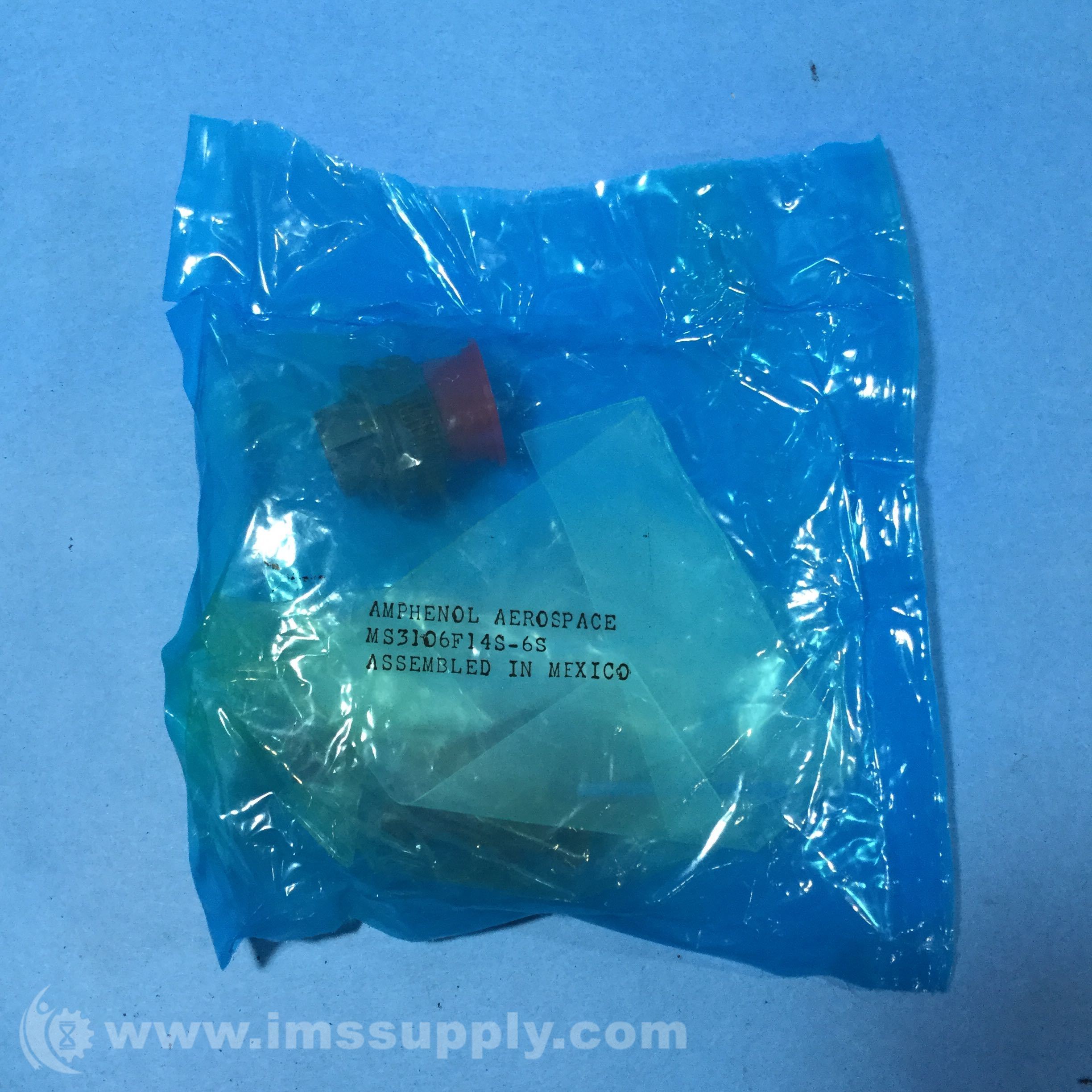 Amphenol MS3106F14S-6S Circular MIL Spec Connector 6P - IMS Supply