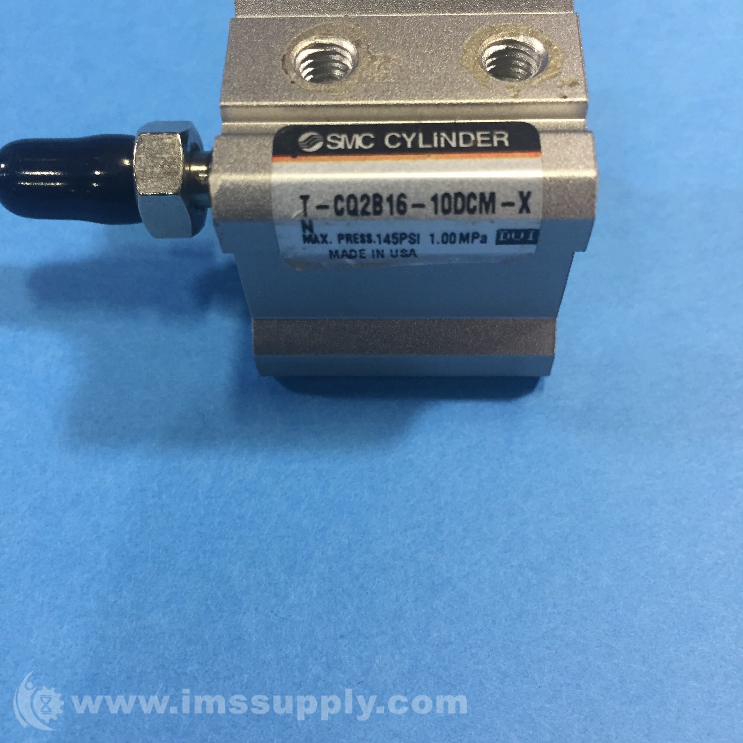 SMC T-CQ2B16-10DCM-XN Compact Cylinder, 145 PSI - IMS Supply