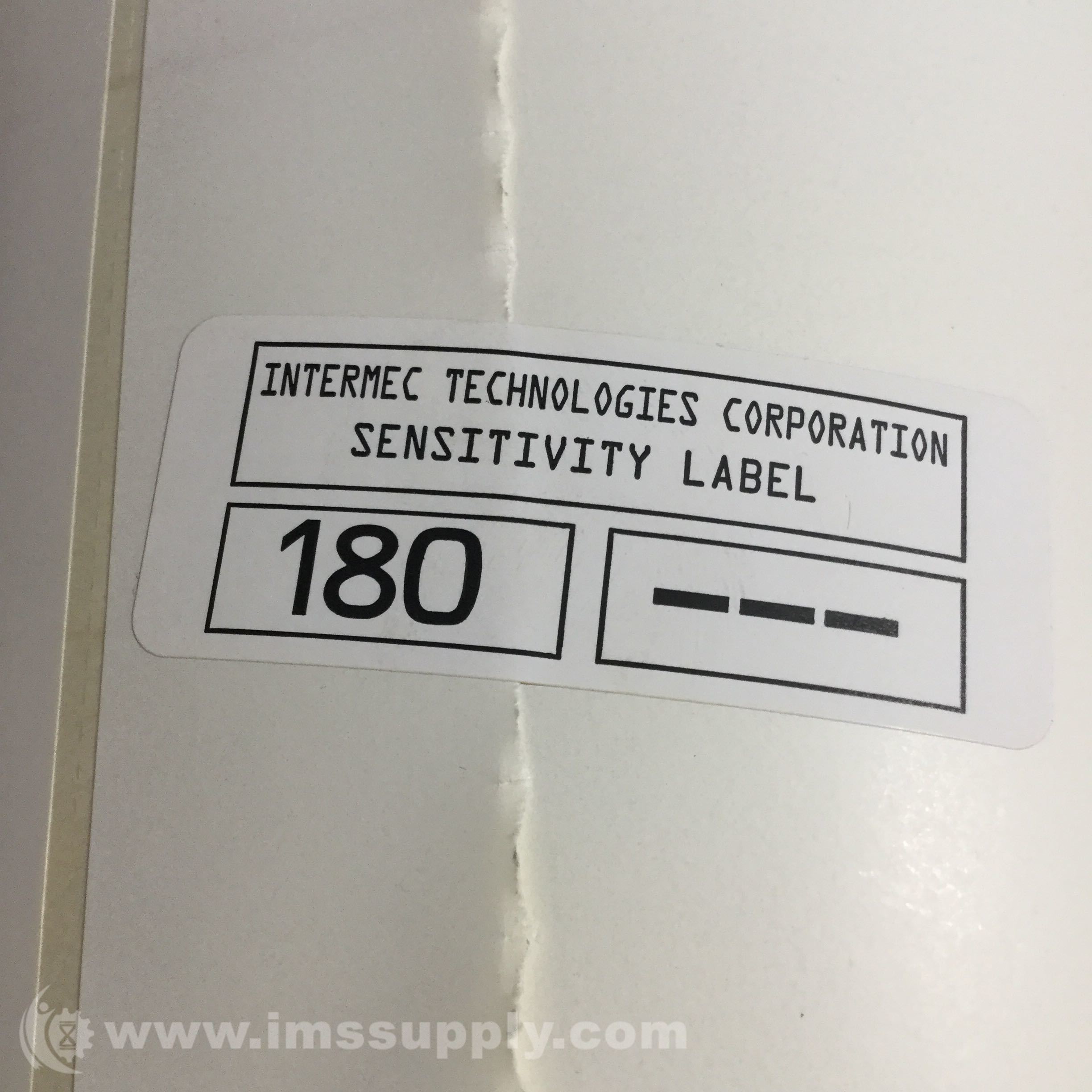 Intermec 4 x 2 1/2 white label Thermal Transfer Labels - IMS Supply