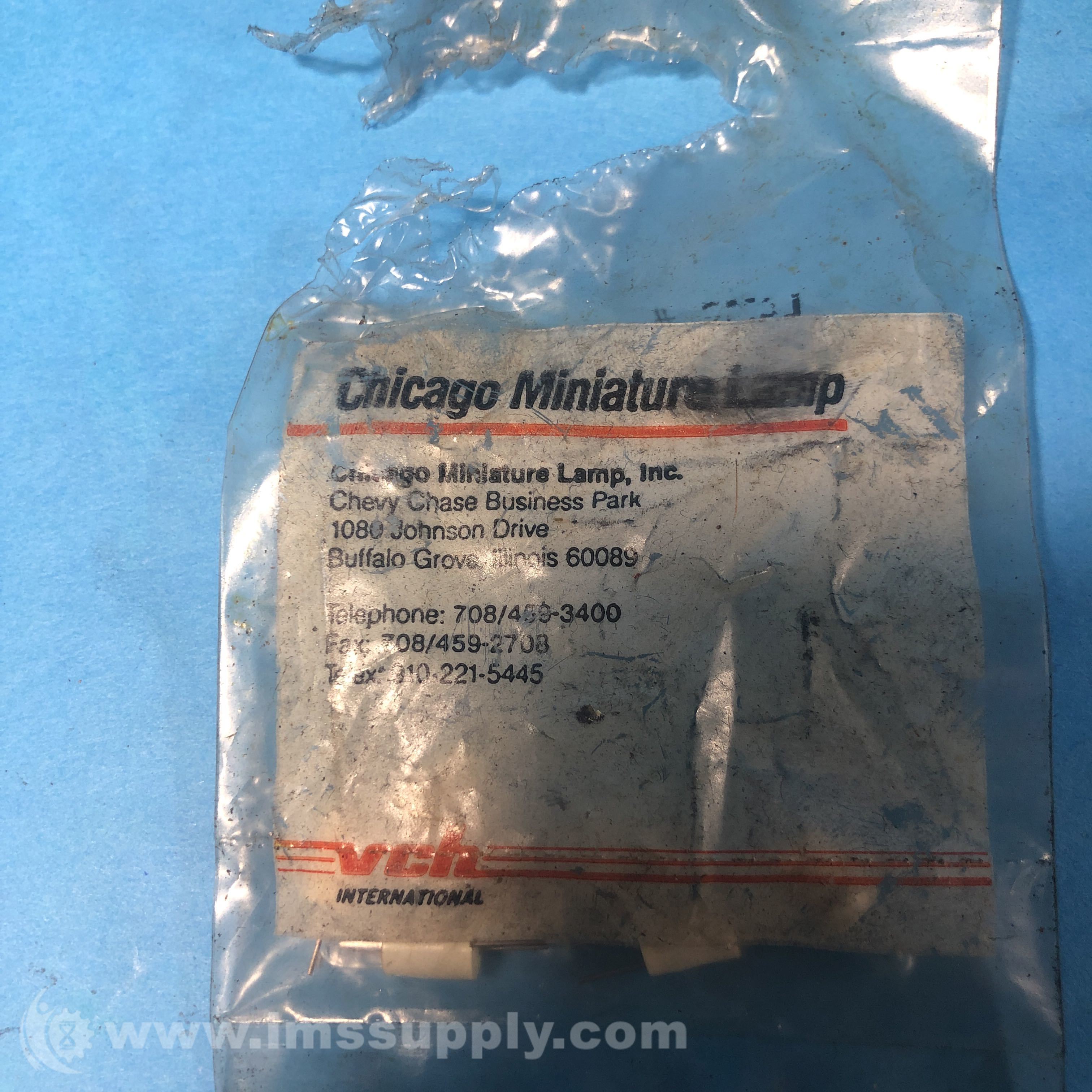 Chicago Miniature CM7387 Bag of 8 Miniature Lamp Bulbs - IMS Supply
