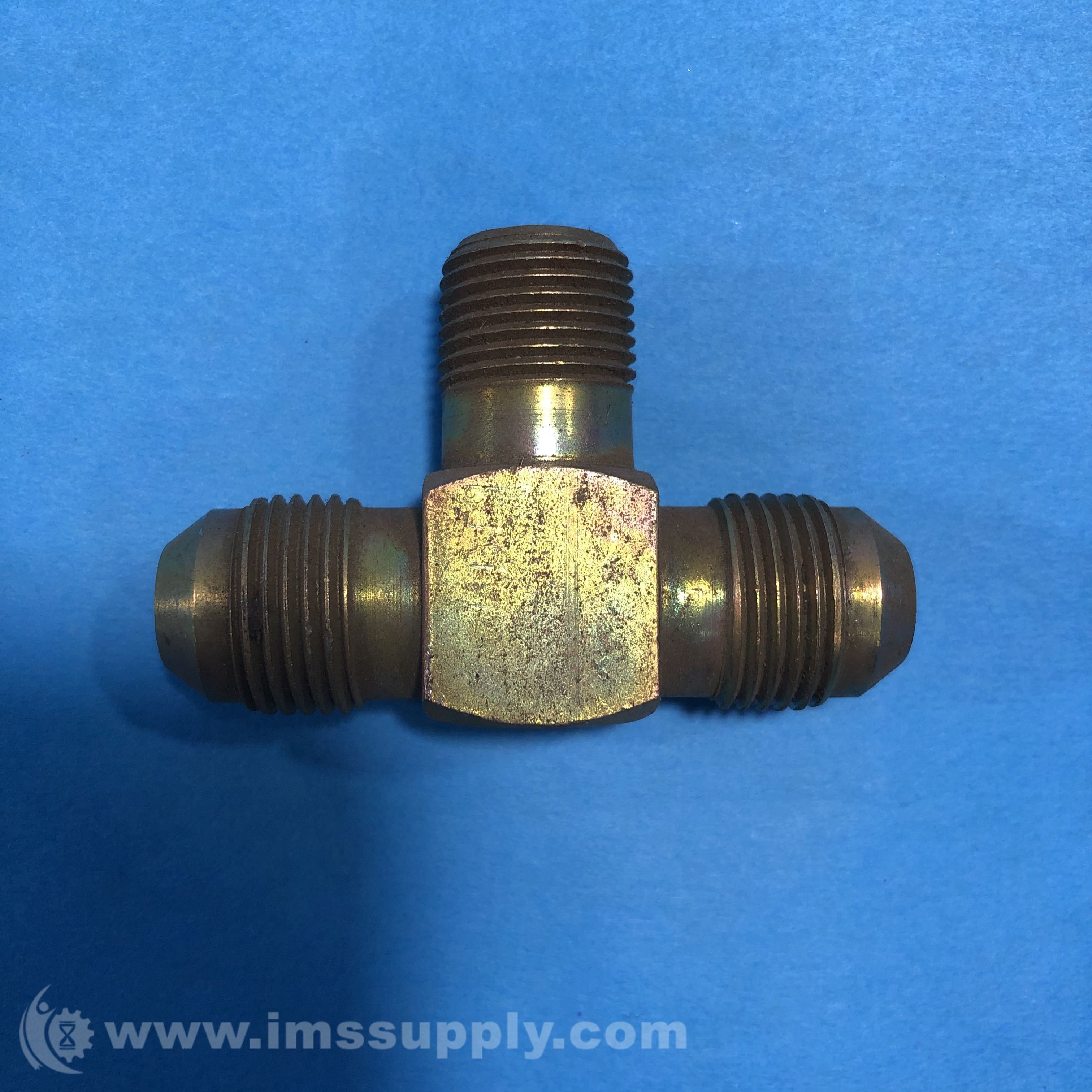 Threaded Flared Male to Threaded Male Tee Fitting - IMS Supply