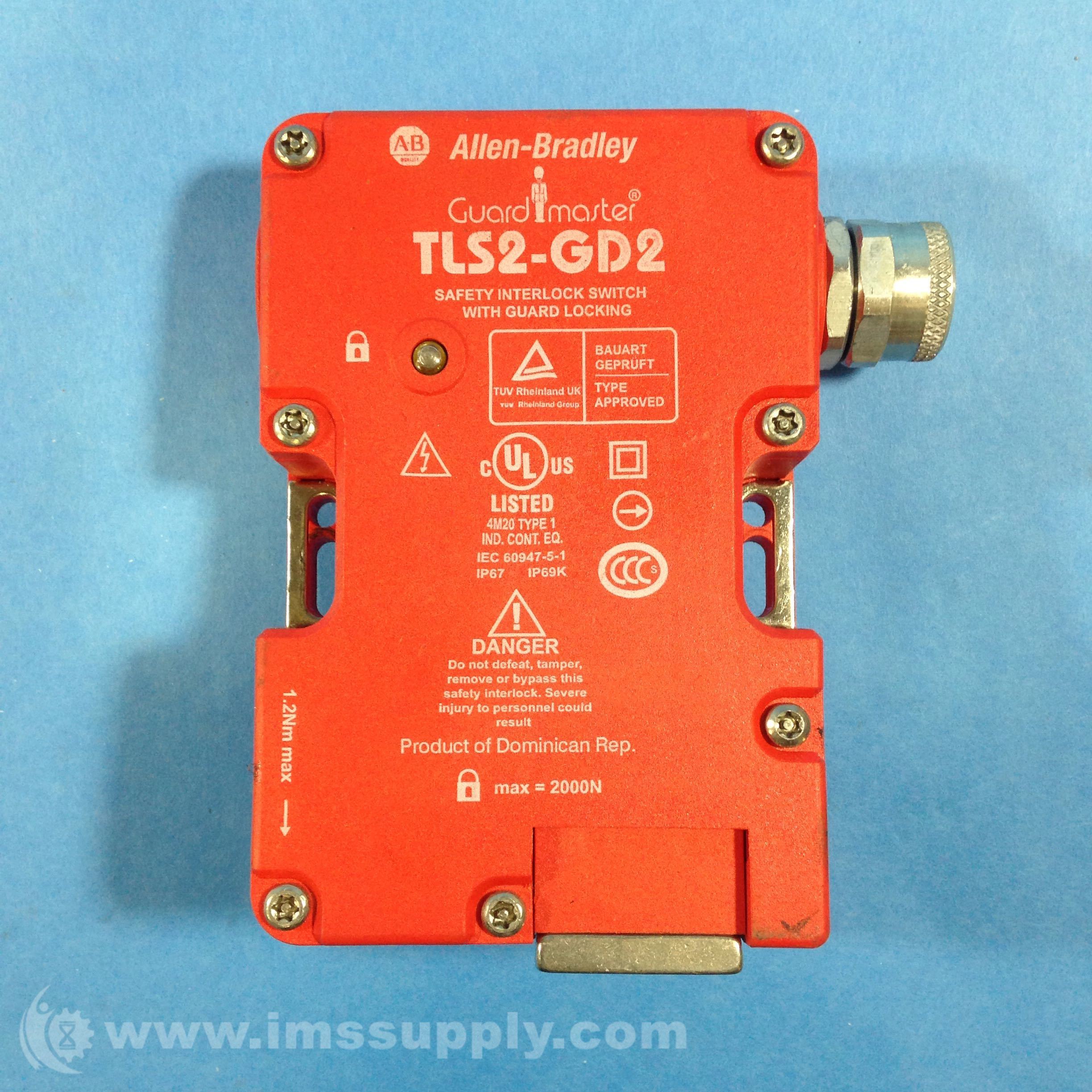 Allen Bradley TLS2-GD2 Safety Interlock Switch with Guard Locking - IMS ...