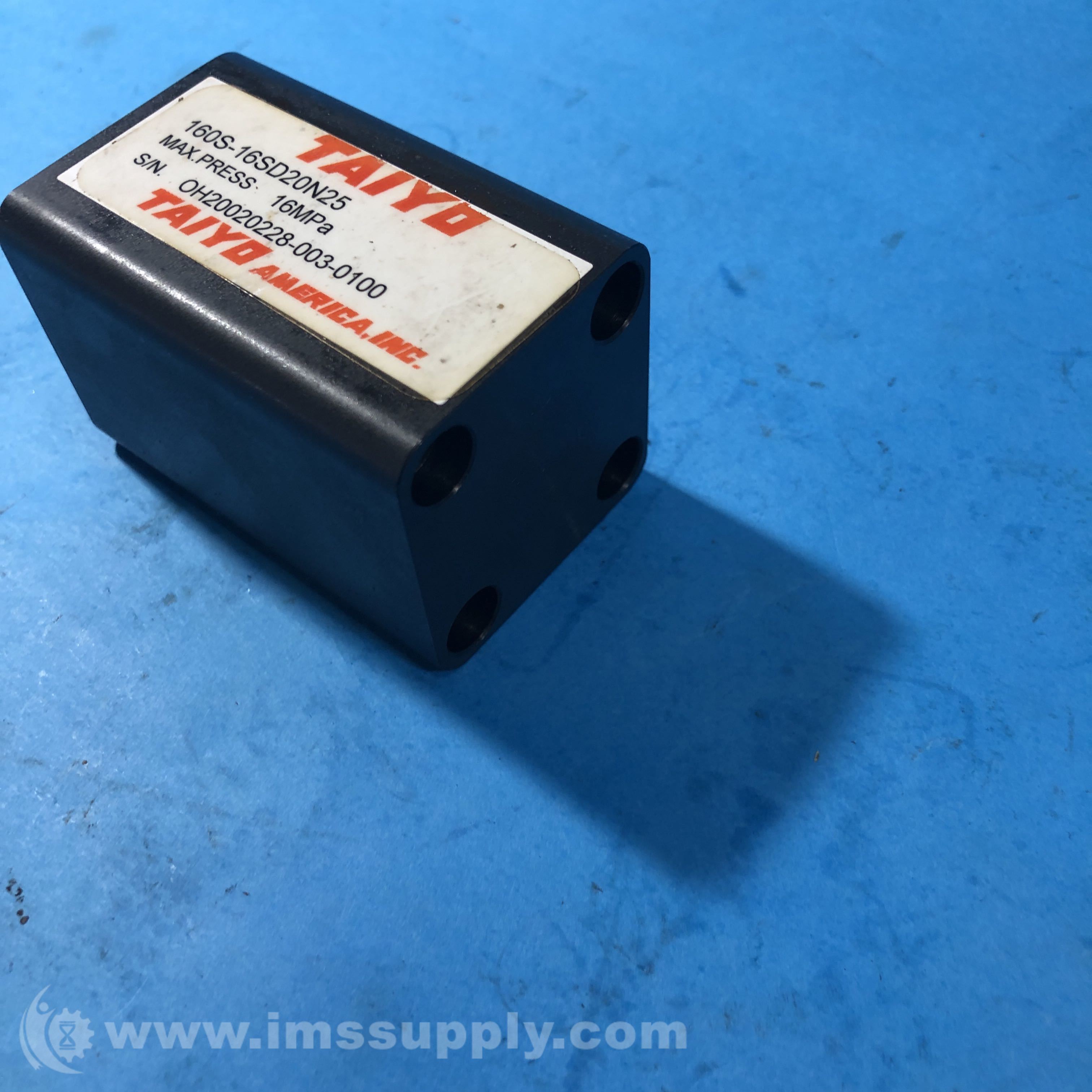 Taiyo 160S-16SD20N25 Hydraulic Cylinder - IMS Supply
