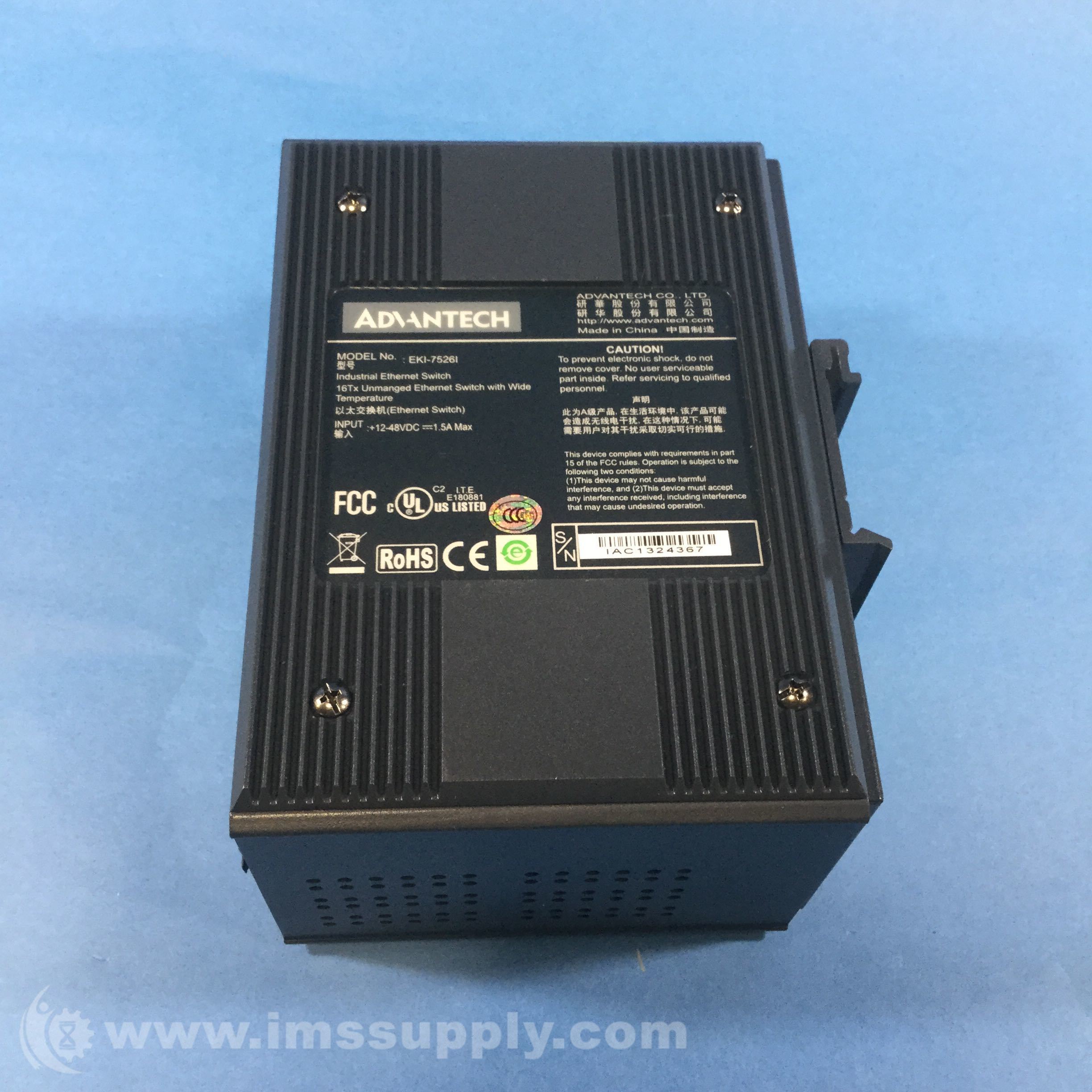 Advantech EKI-7526I Ethernet Switch - IMS Supply