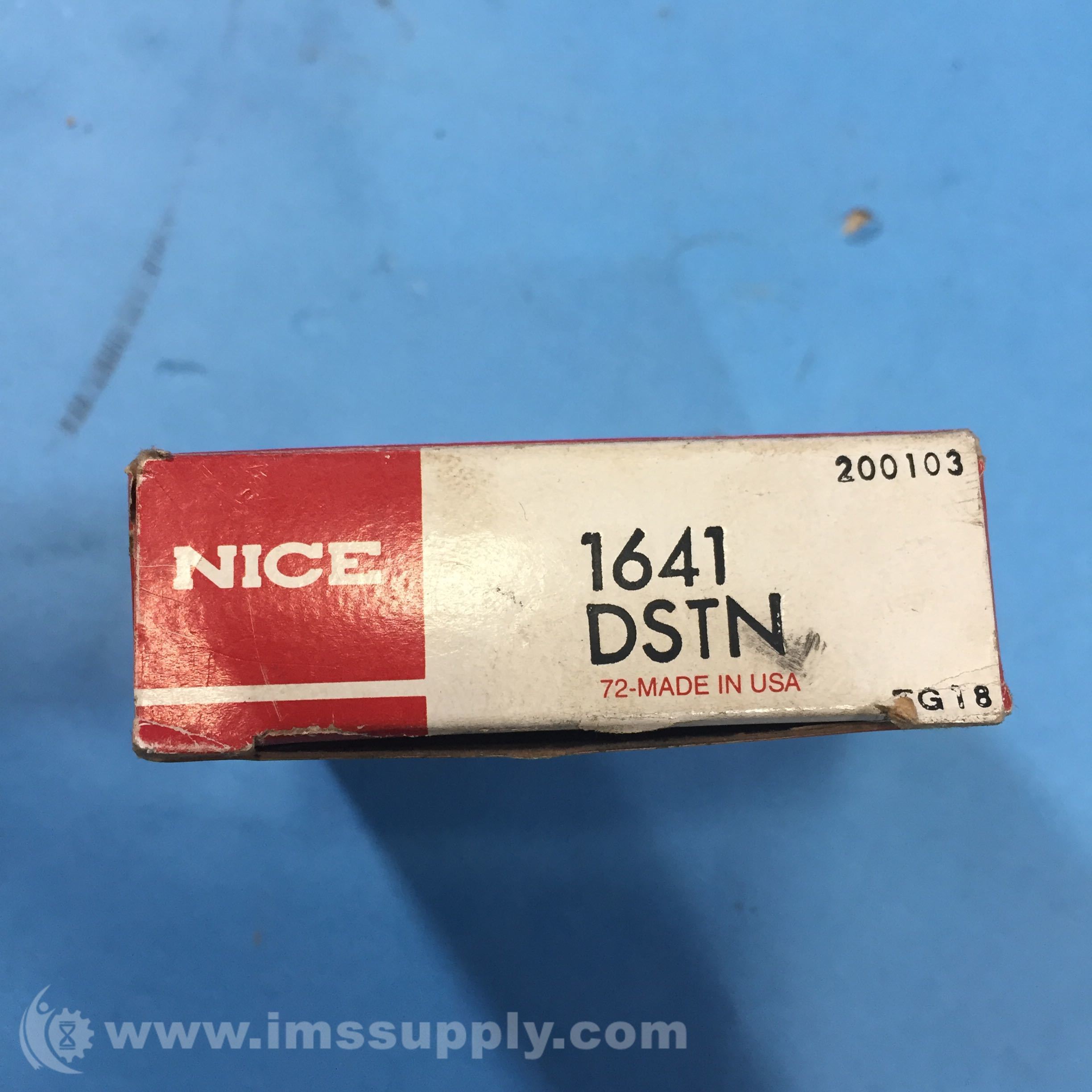 Nice 1641 DSTN Ball Bearing - IMS Supply