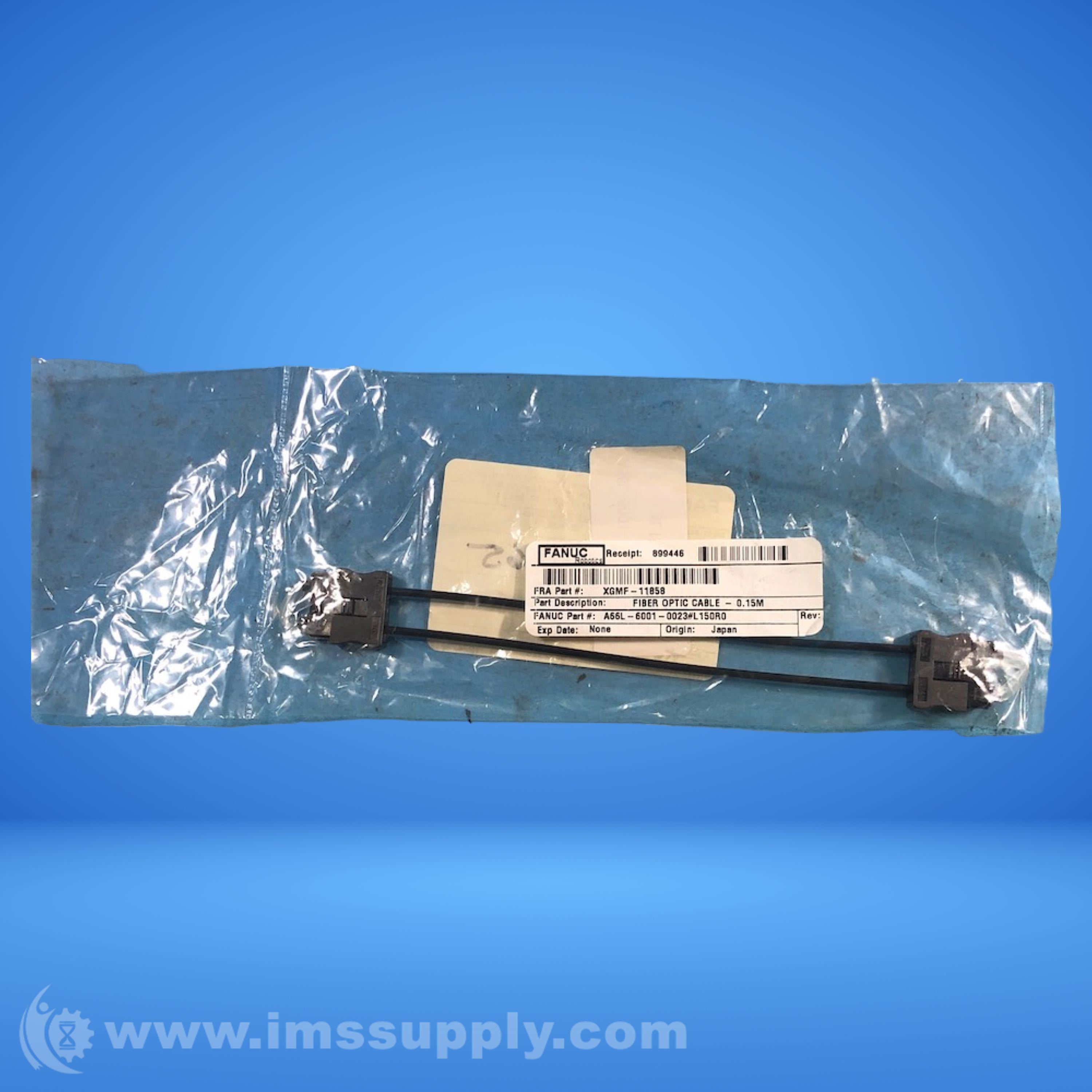 Fanuc A66L-6001-0023#L150R0 Fiber Optic Cable - IMS Supply