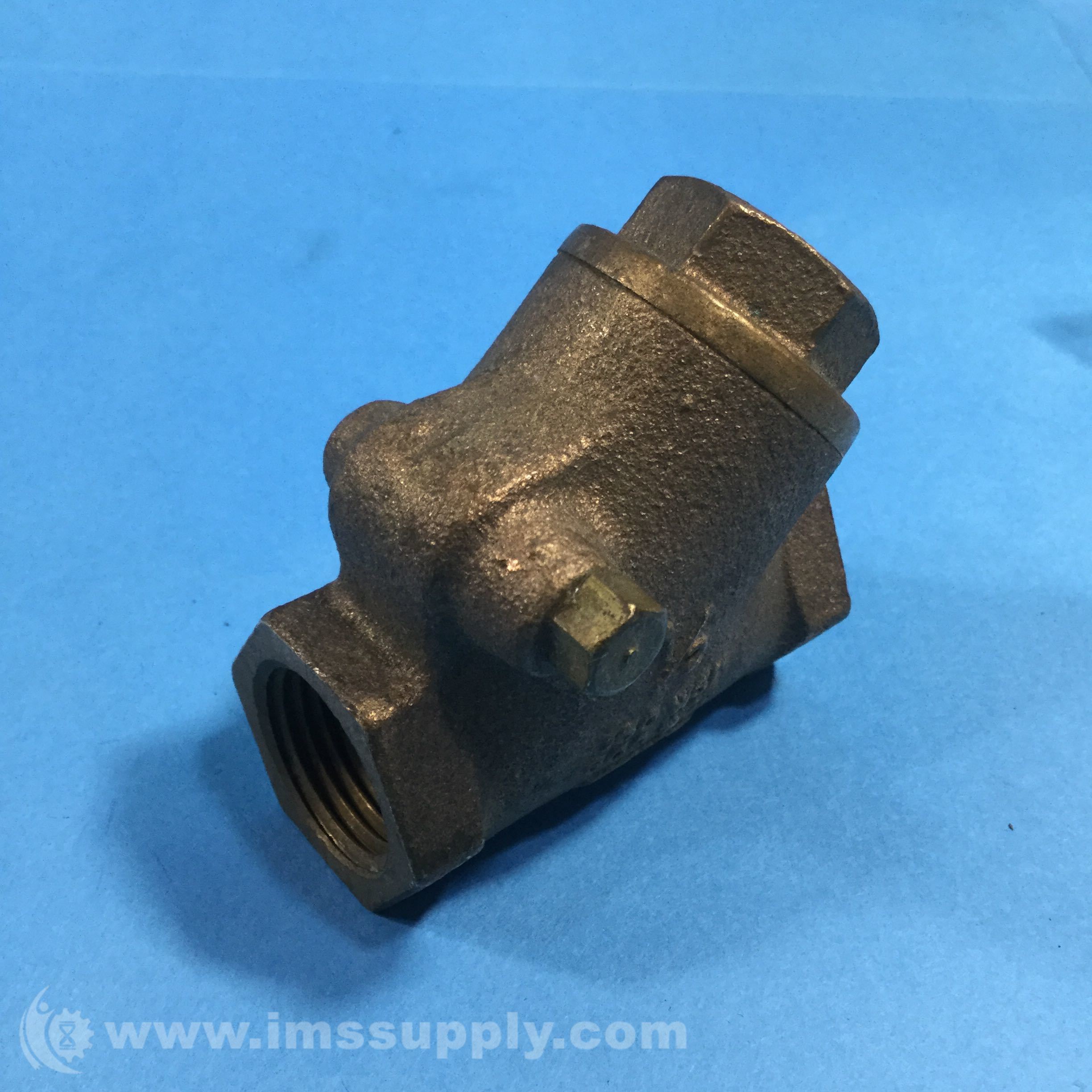 150 WSP 300 WOG Size 1/2 Inch Swing Y Check Valve - IMS Supply