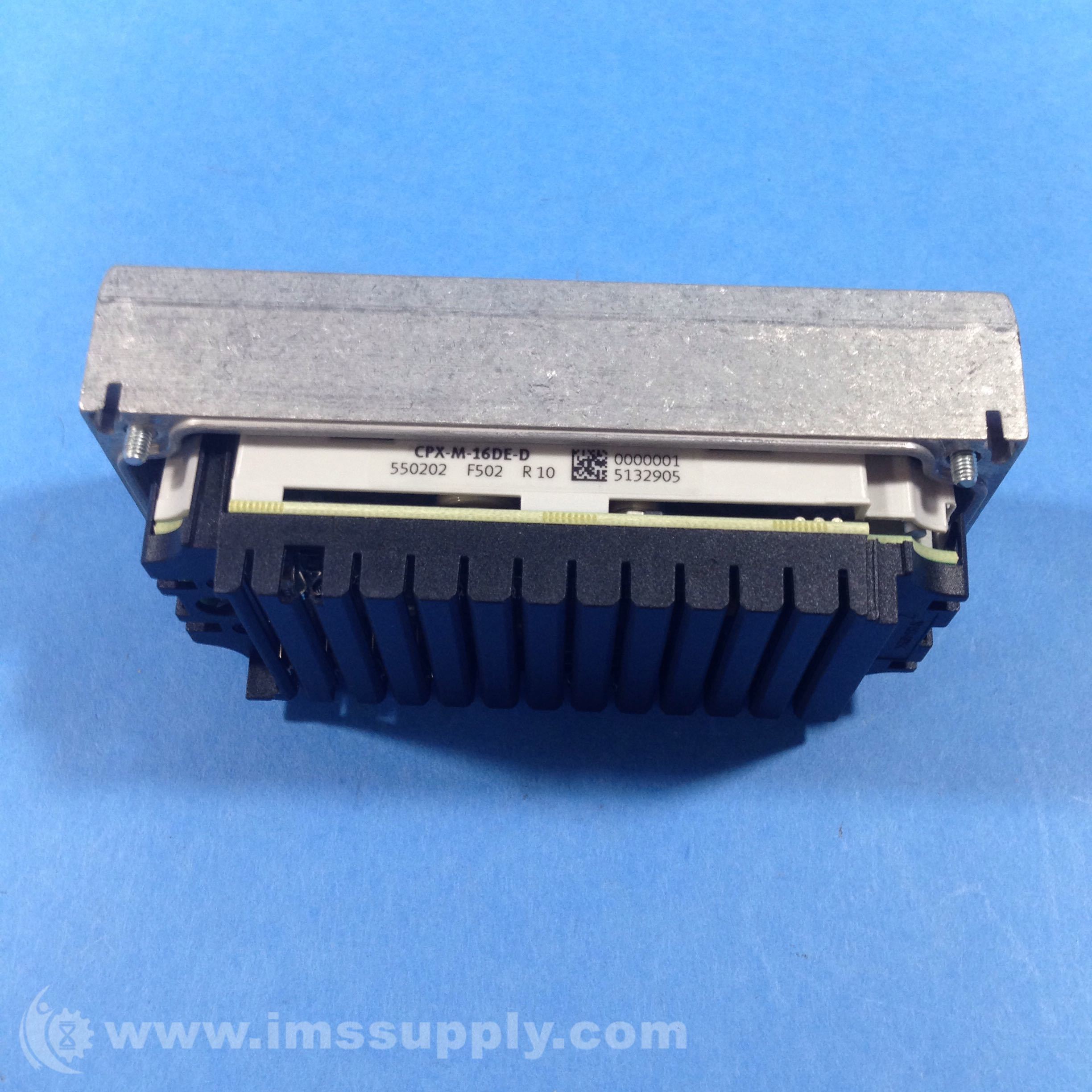Festo CPX-M-AB-8-M12X2-5POL with CPX-M-16DE-D Input Module - IMS Supply