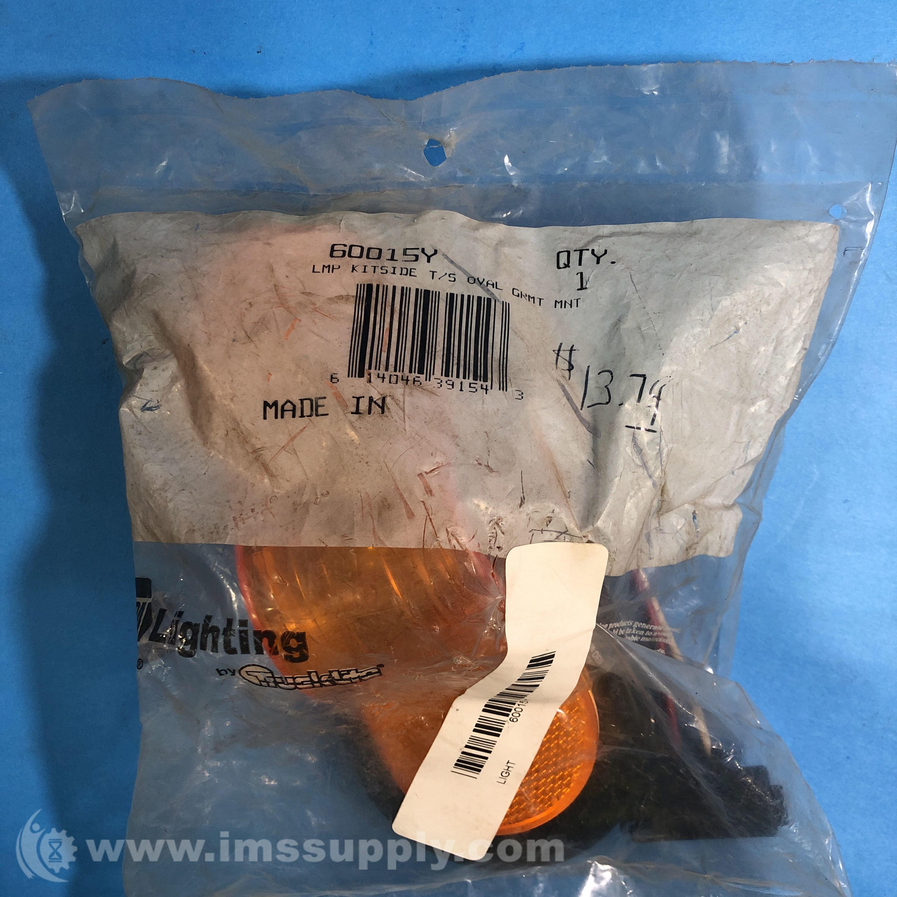 Truck Lite 60015Y Incandescent Yellow Oval Bulb - IMS Supply