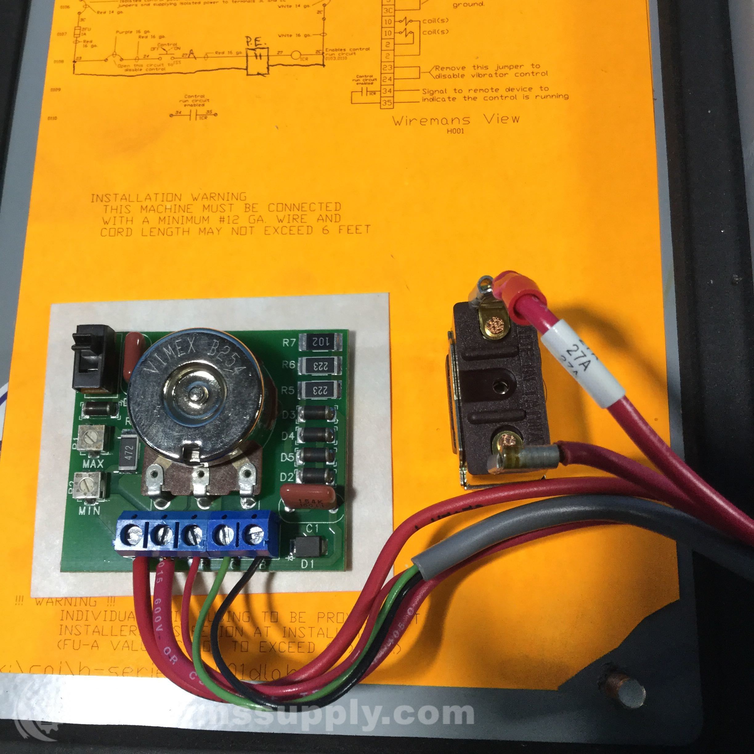 Vibromatic Co Inc H001 Vibratory Drive Controller - IMS Supply