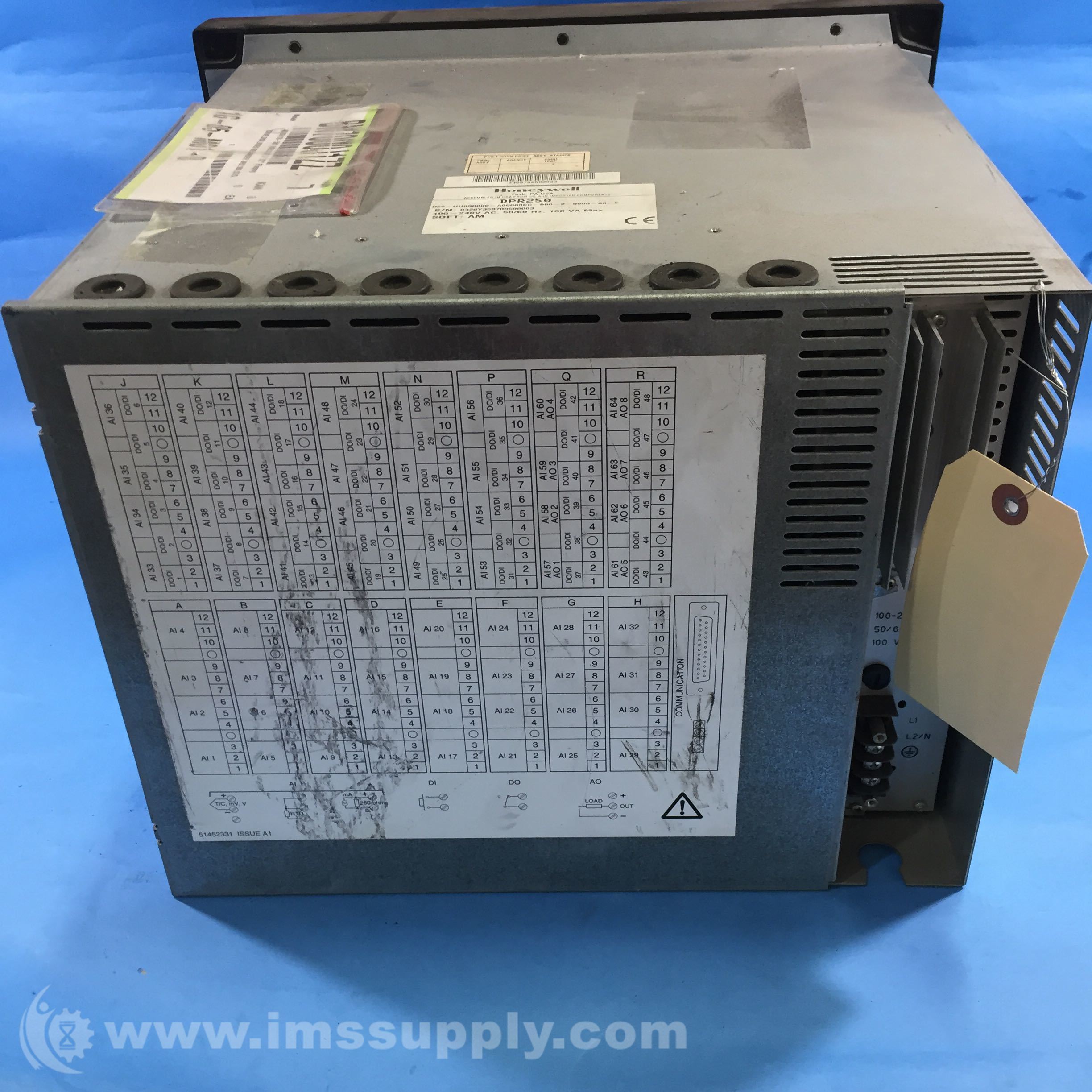 Honeywell DPR250 250 mm Strip Chart Recorder - IMS Supply