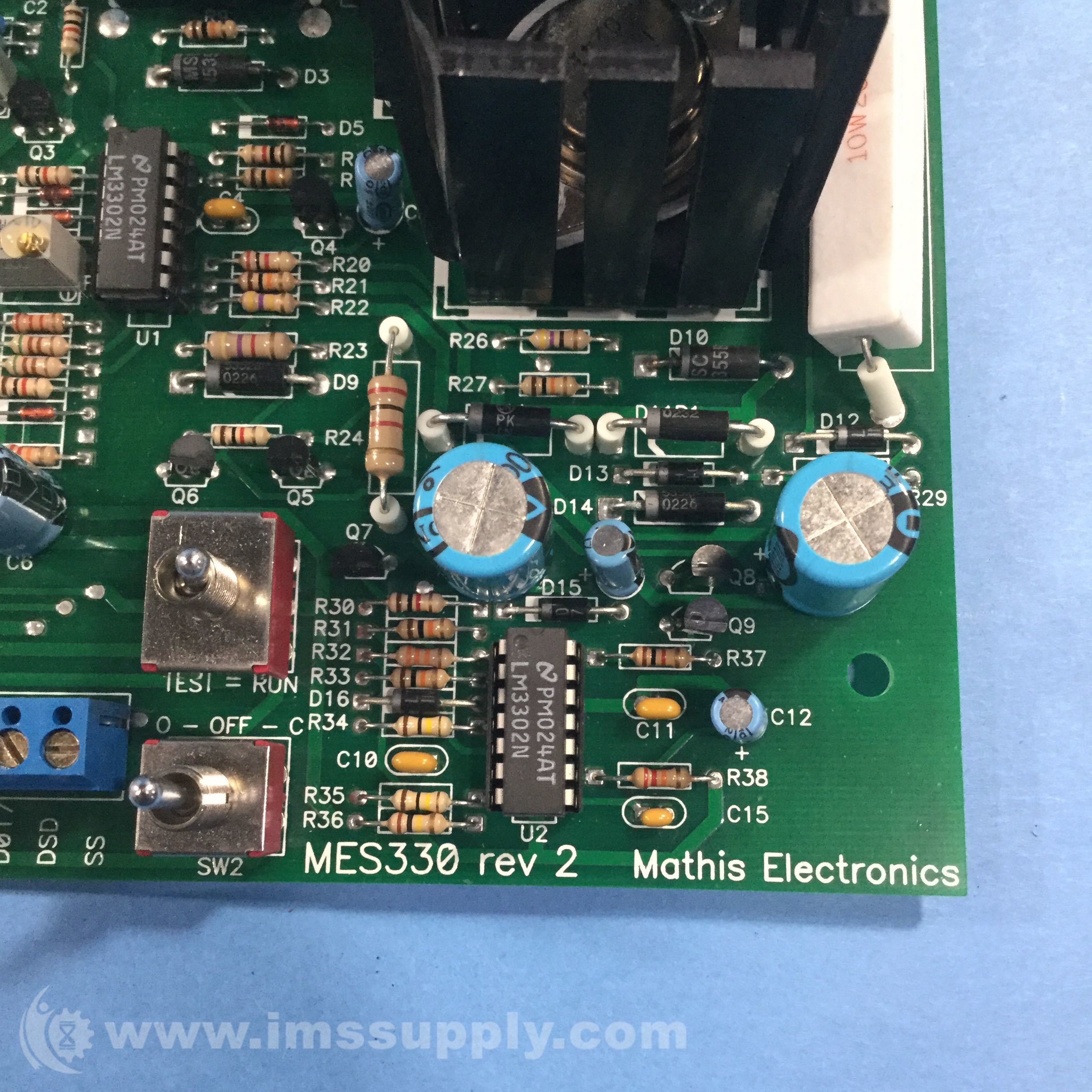 Mathis Electronics MES330 Door Operator Control Board, Revision 2 - IMS ...