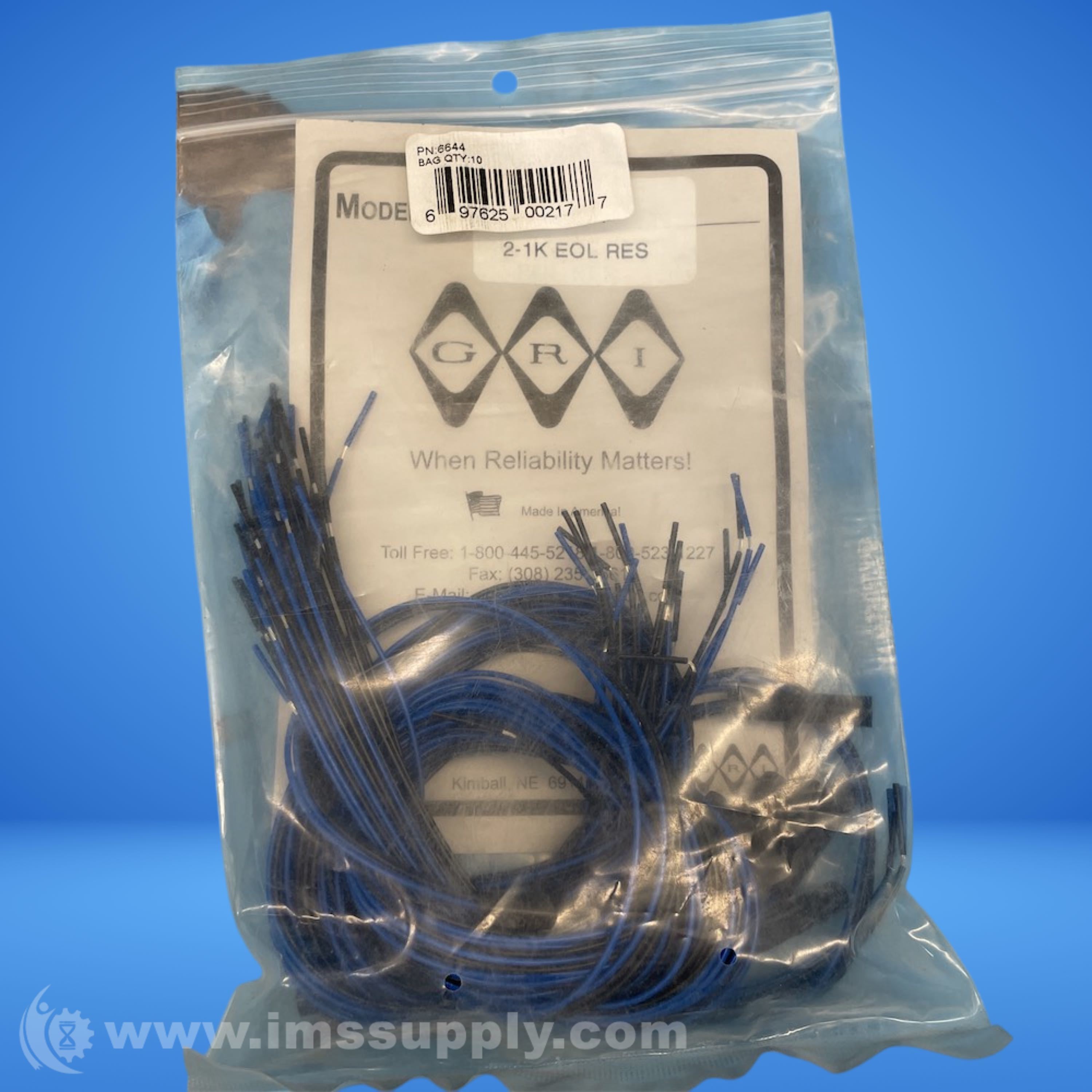 Gri 6644 Resistor Pack - IMS Supply