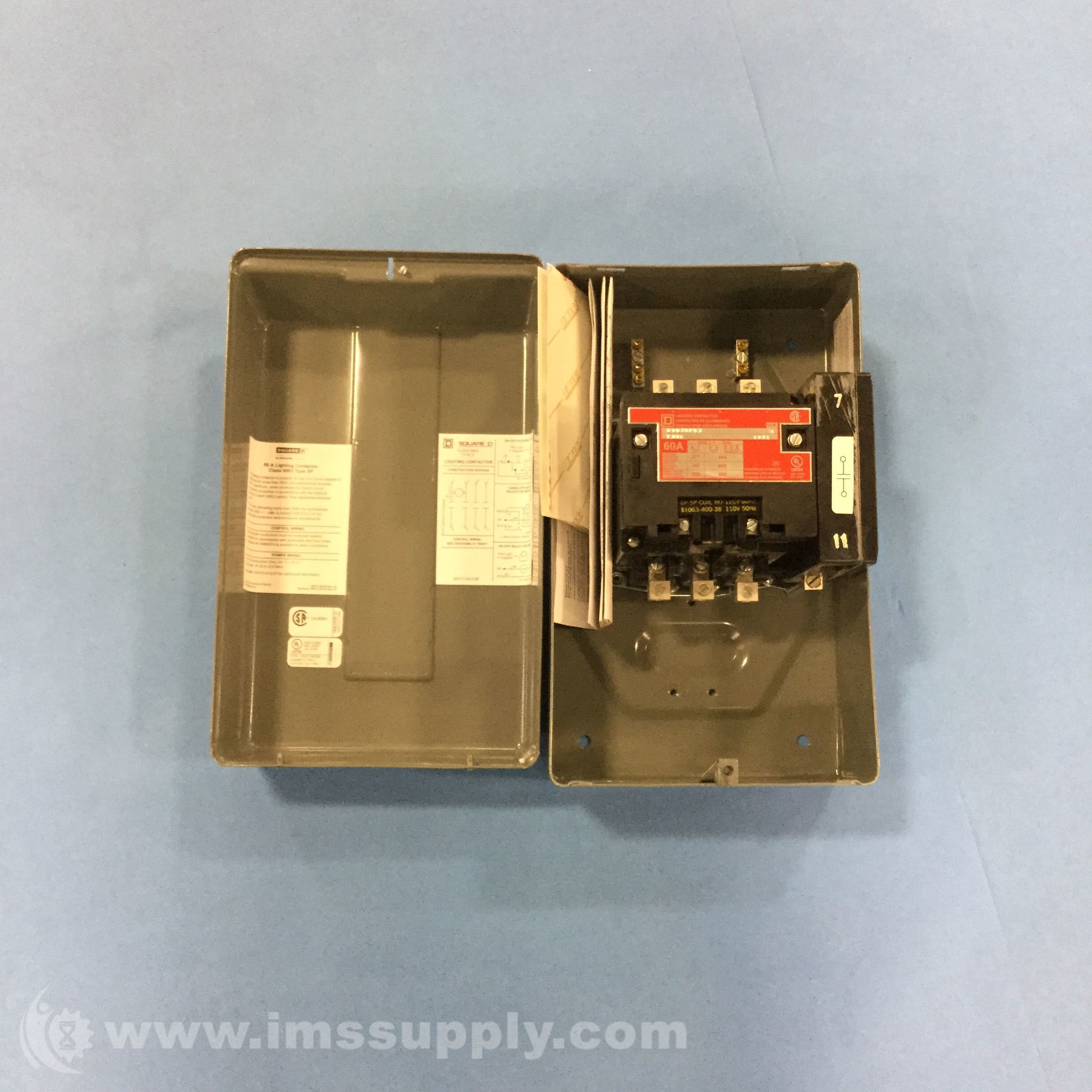 Square D 8903SPG3V02 Lighting Contactor 600VAC 60AMP NEMA - IMS Supply