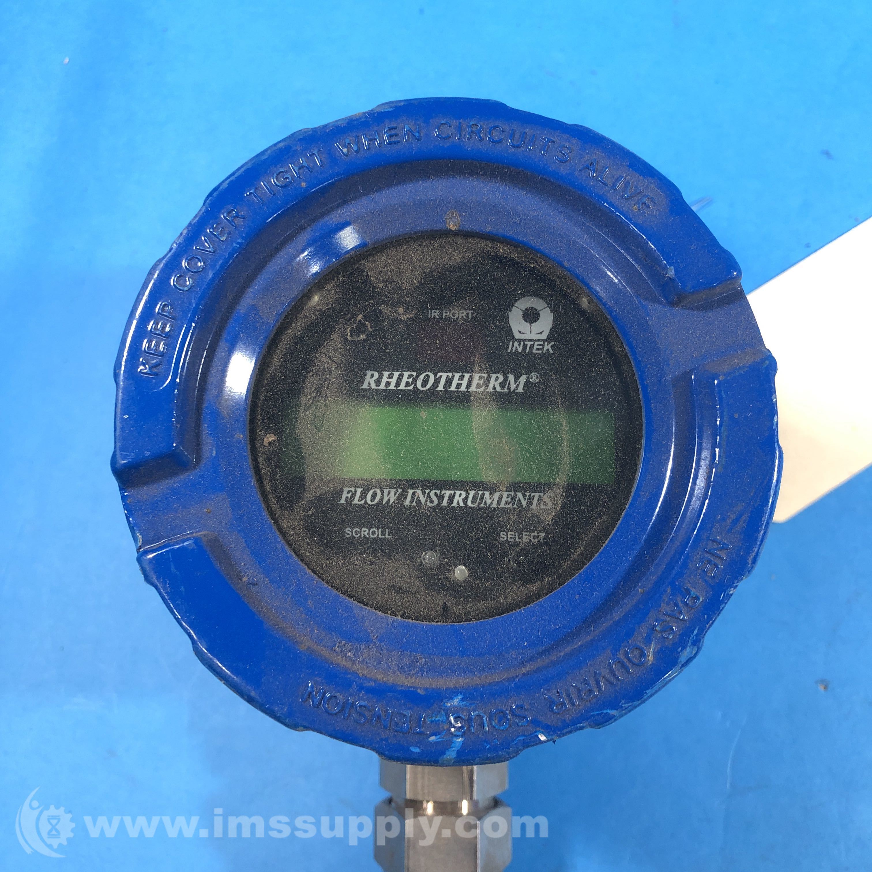 Intek 210-IDT-PG/2I-RS-24V-25' Flow Instrument - IMS Supply