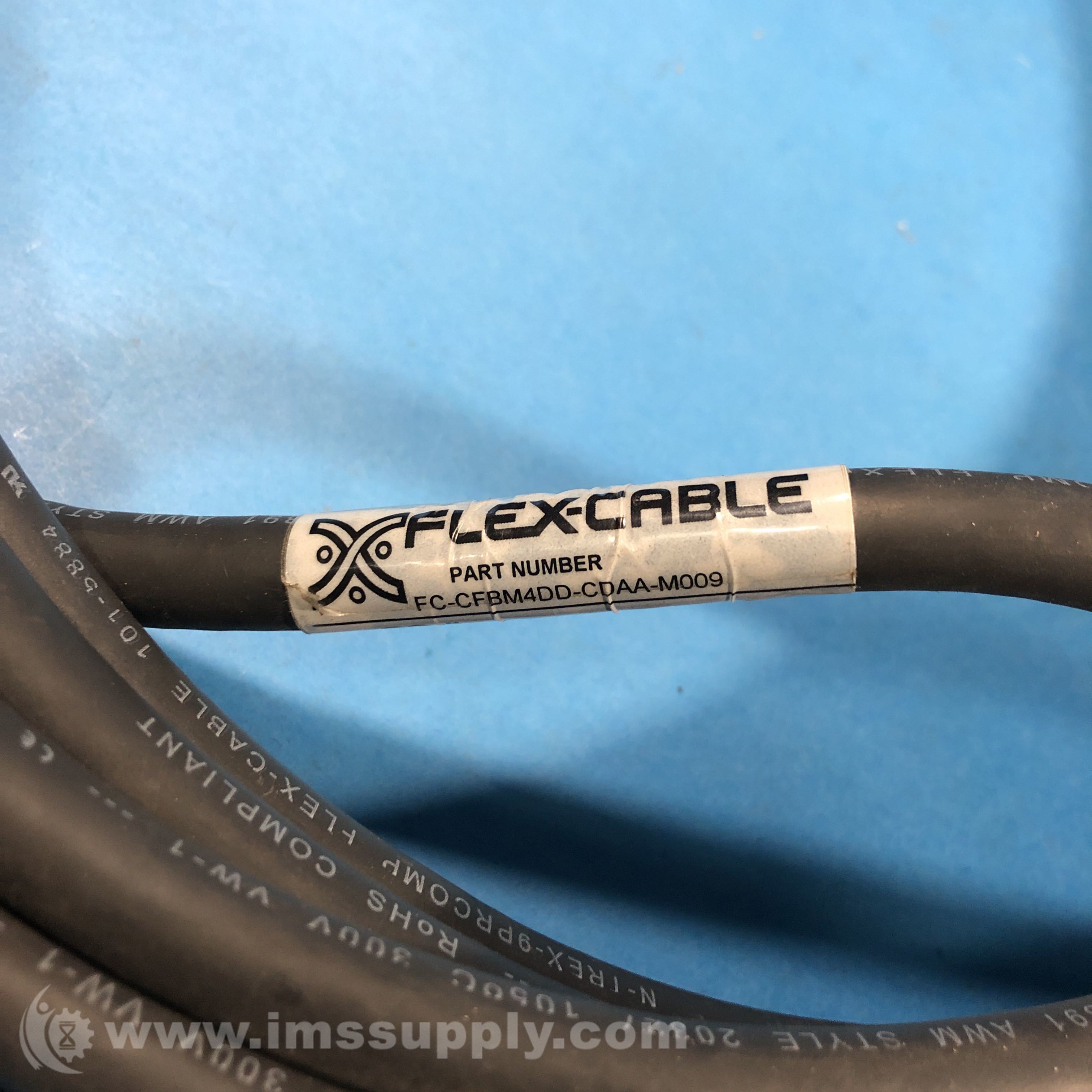 Flex Cable FC-CFBM4DD-CDAA-M009 Servo Cable - IMS Supply