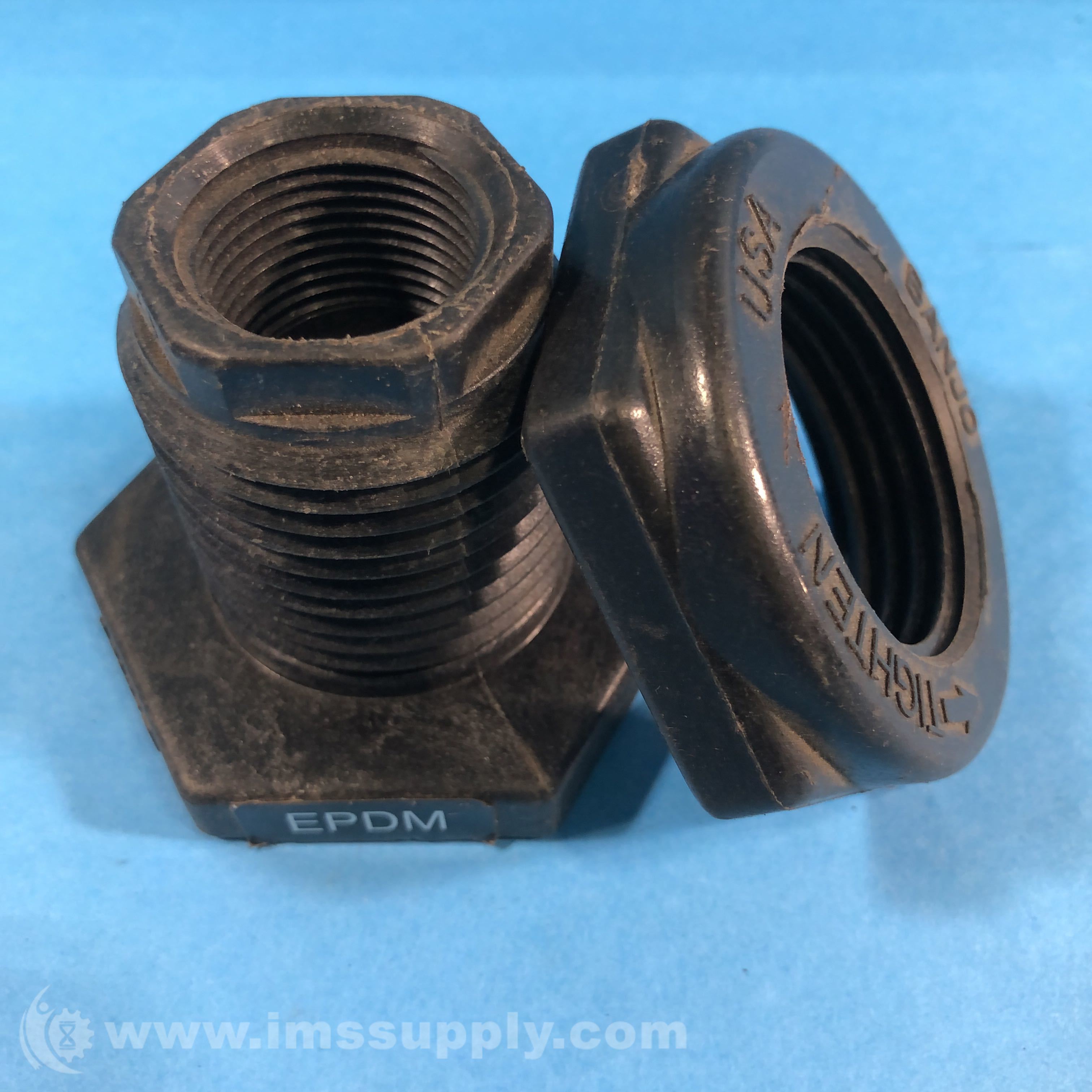 Banjo Corp Polypropylene Bulkhead Tank Fitting - IMS Supply