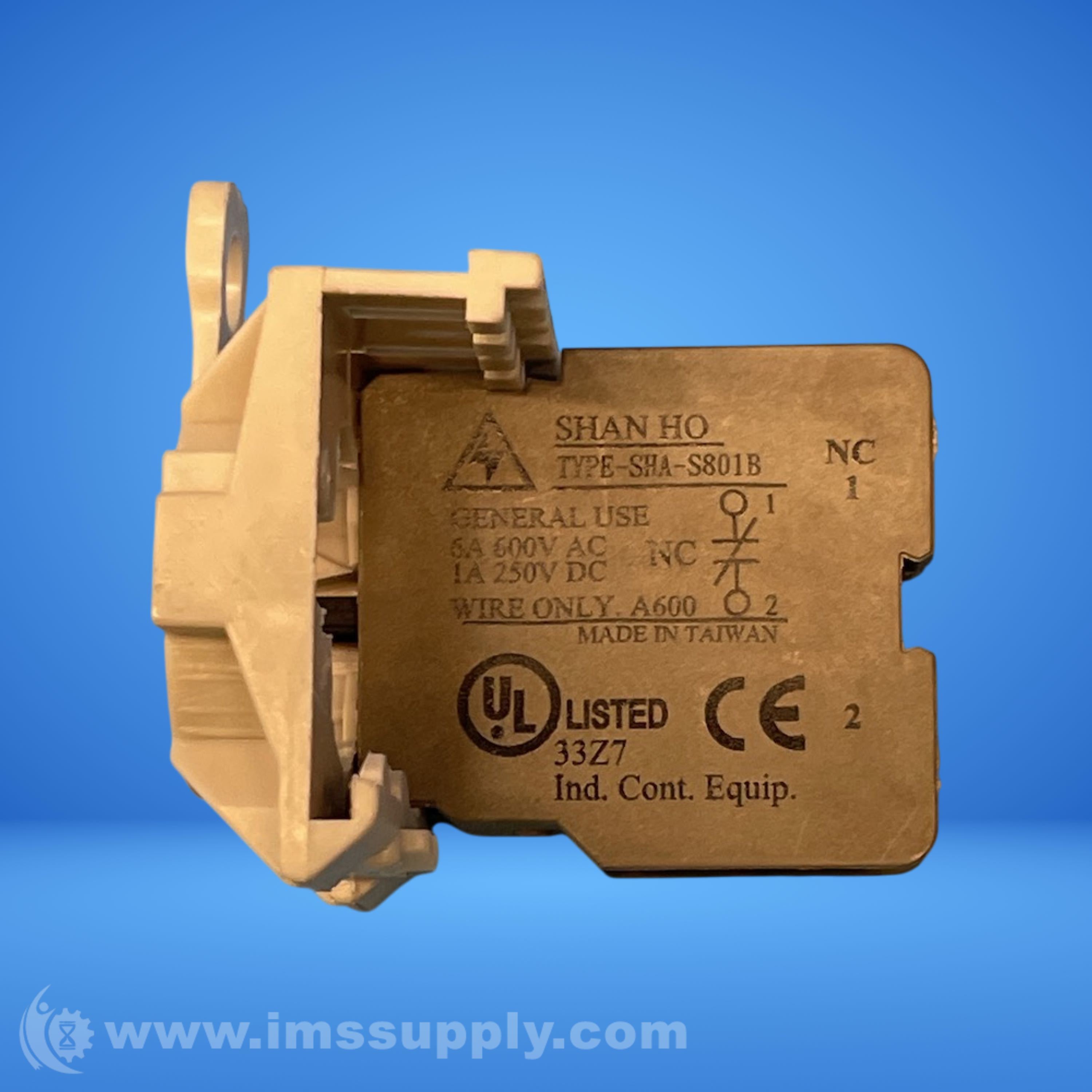 Shan-Ho Electric SHA-S801B Contact Switch - IMS Supply