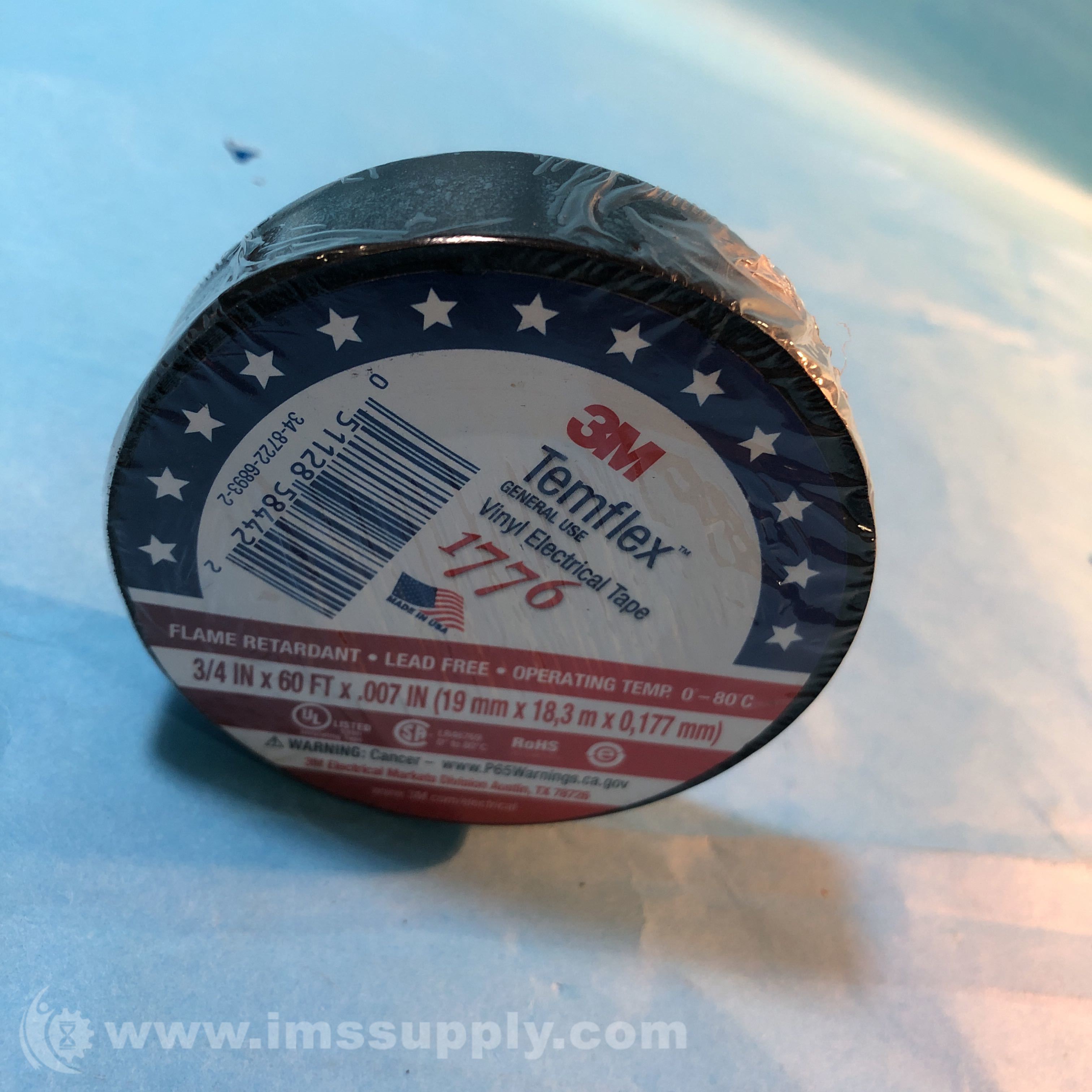 3M Temflex Vinyl Electrical Tape 1776 - IMS Supply