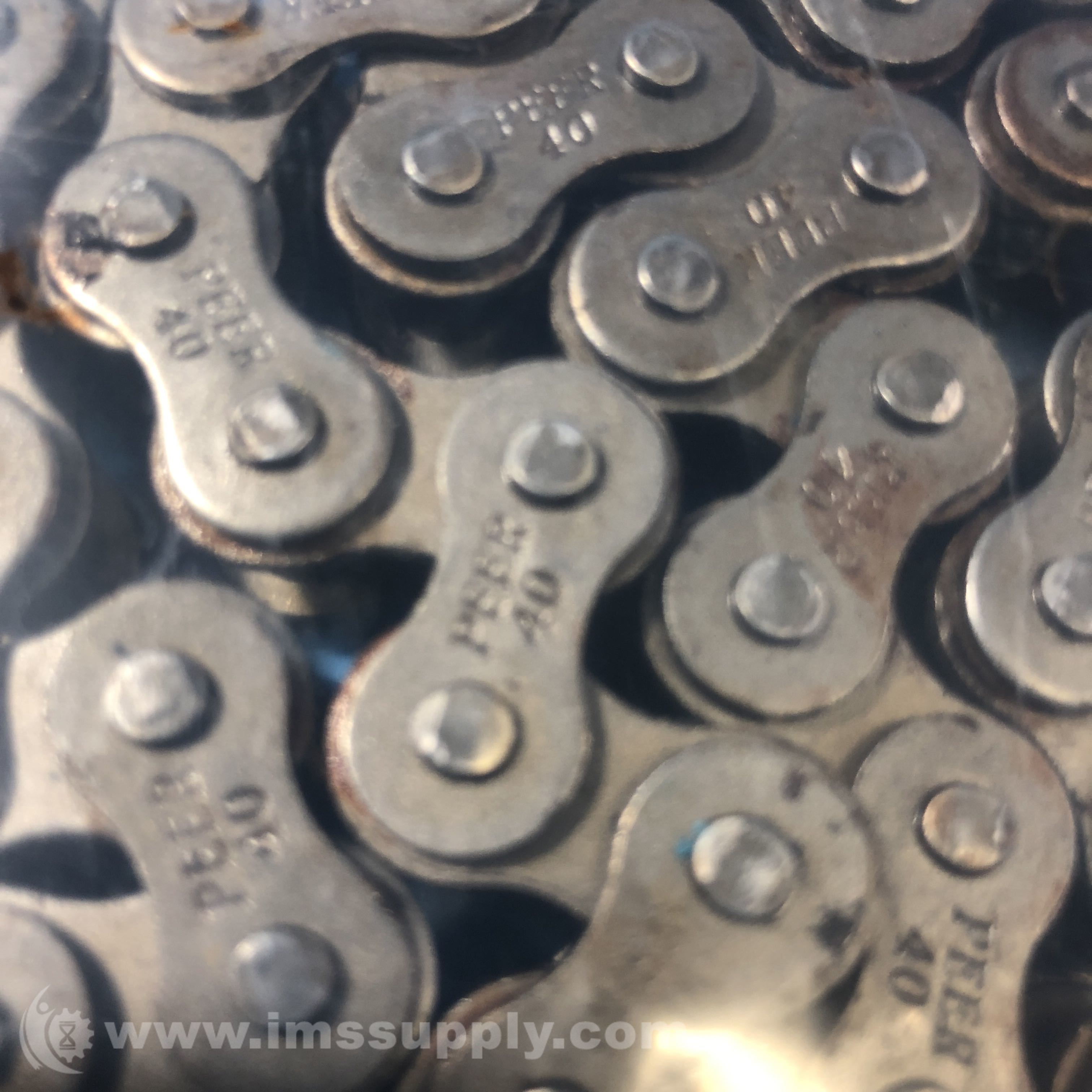 Peer 40 No. of Links 40 Roller Chain - IMS Supply