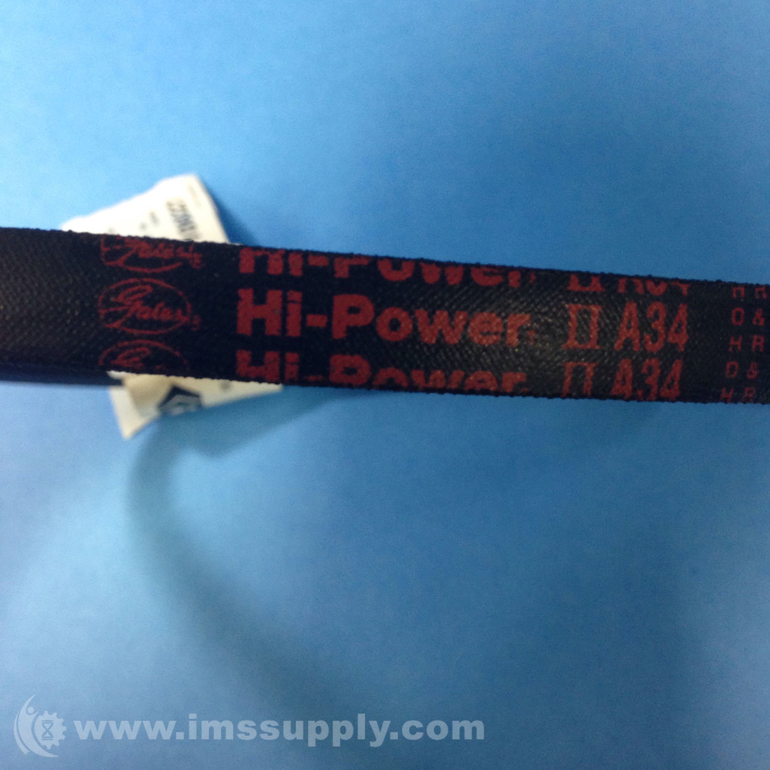 Gates High-Power II A34 Belt - IMS Supply