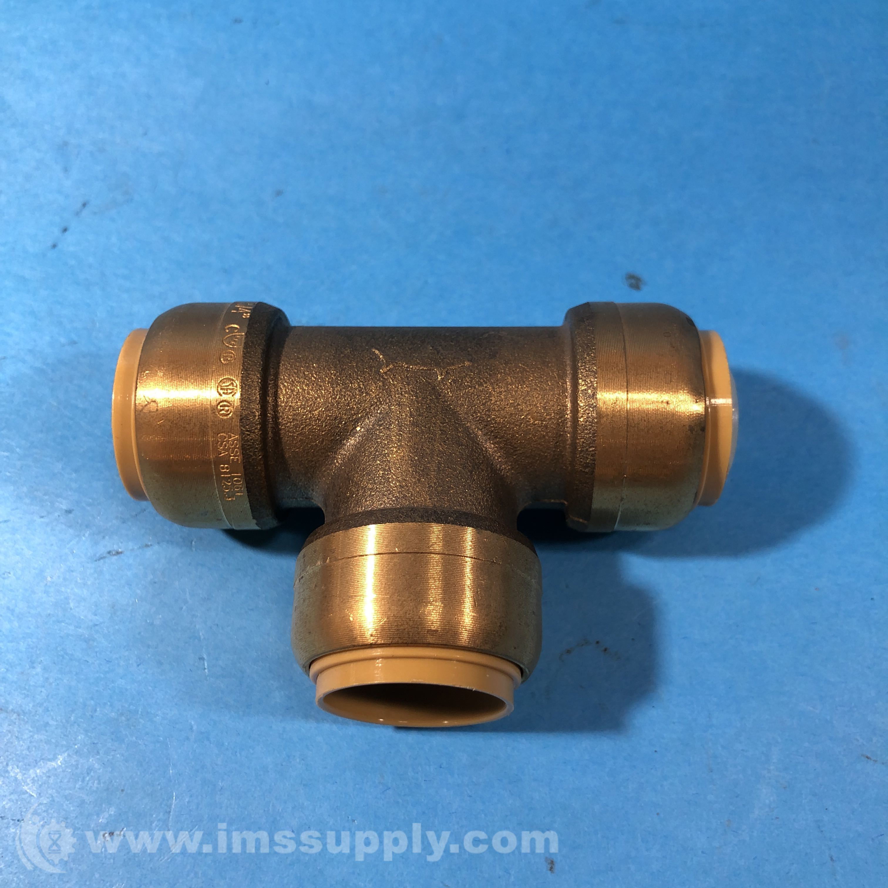 SharkBite H0618 3/4 inch Brass Tee Fitting - IMS Supply