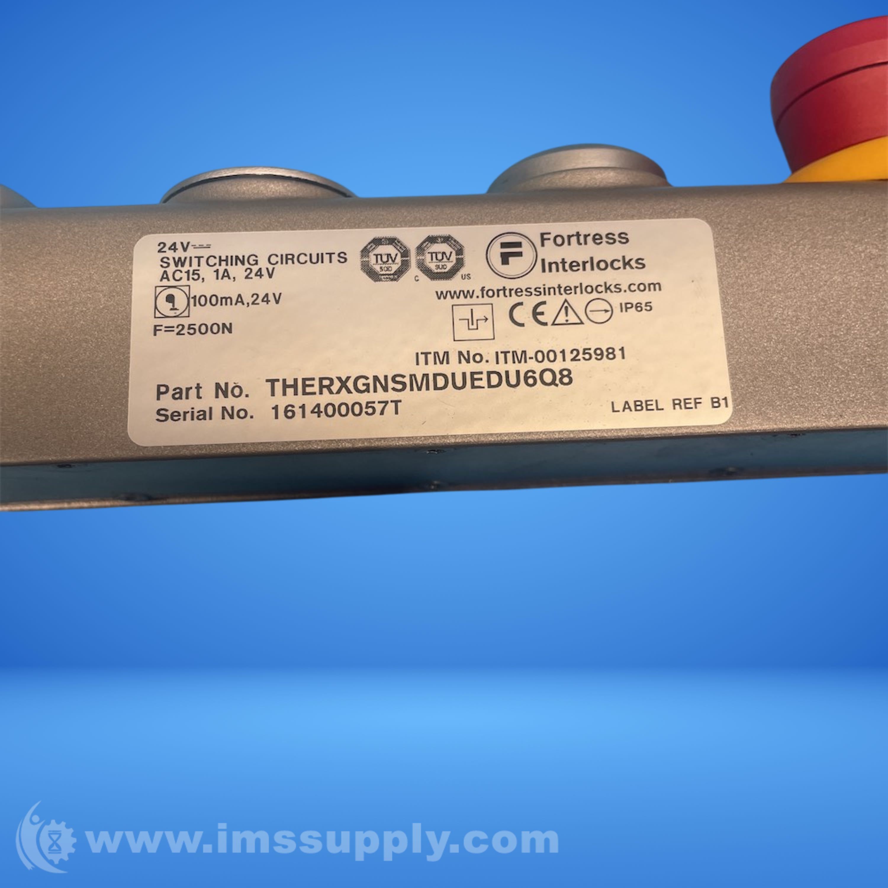 Fortress Interlocks THERXGNSMDUEDU6Q8 Safety Lock - IMS Supply