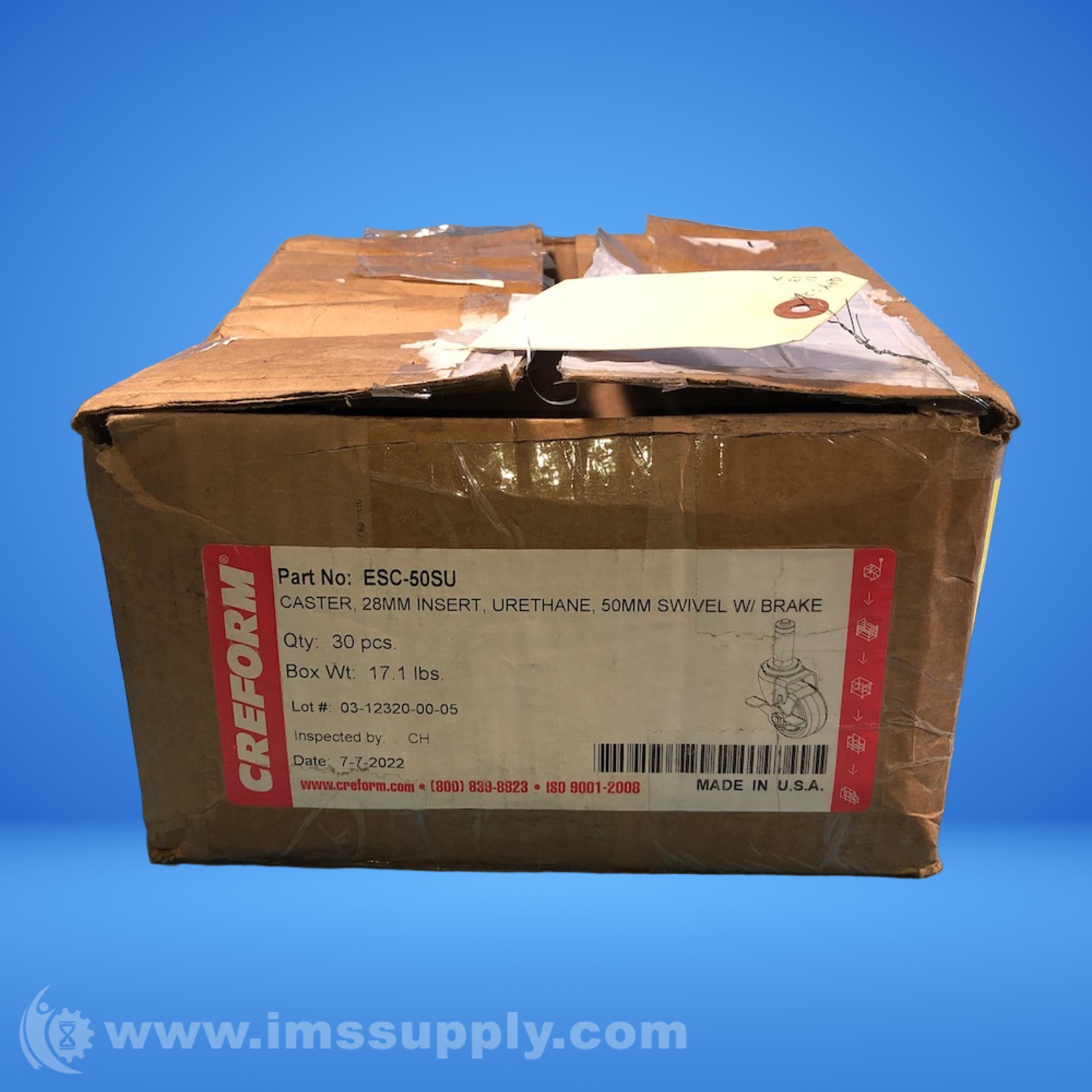 Creform ESC-50SU Box of 30 Caster Wheels - IMS Supply