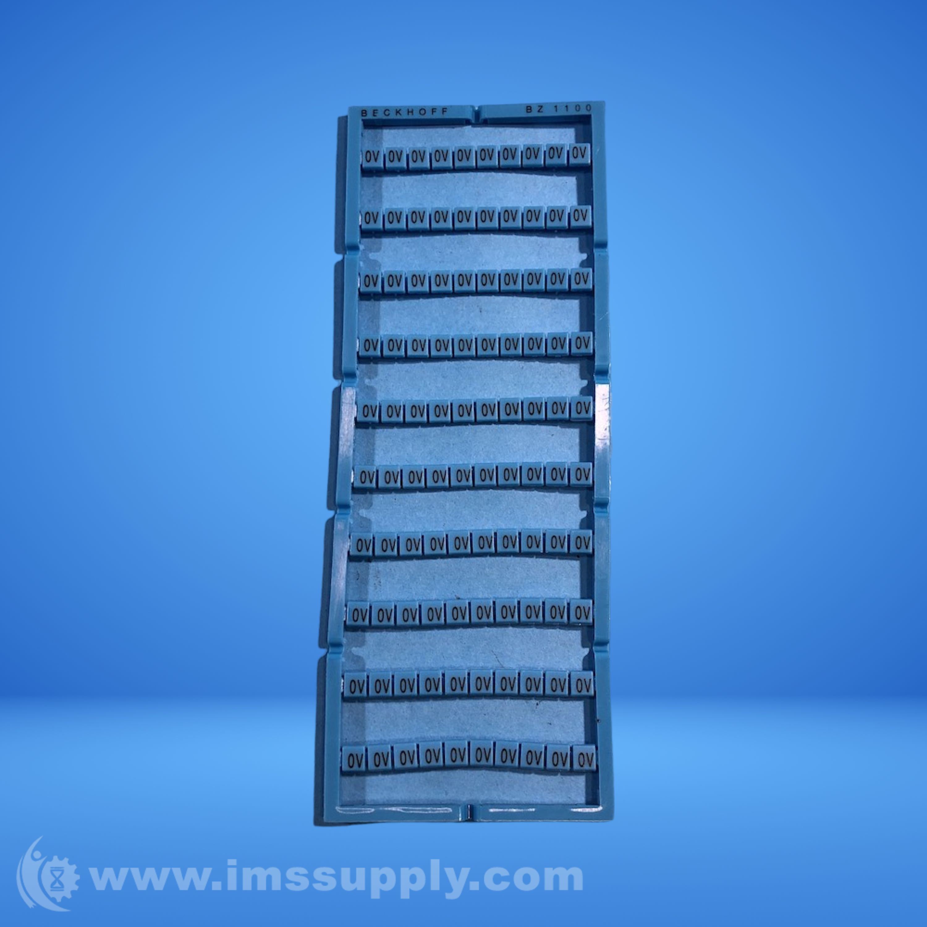 Beckhoff BZ1100 Blue 100 Contact Labels 5 X 5 mm - IMS Supply