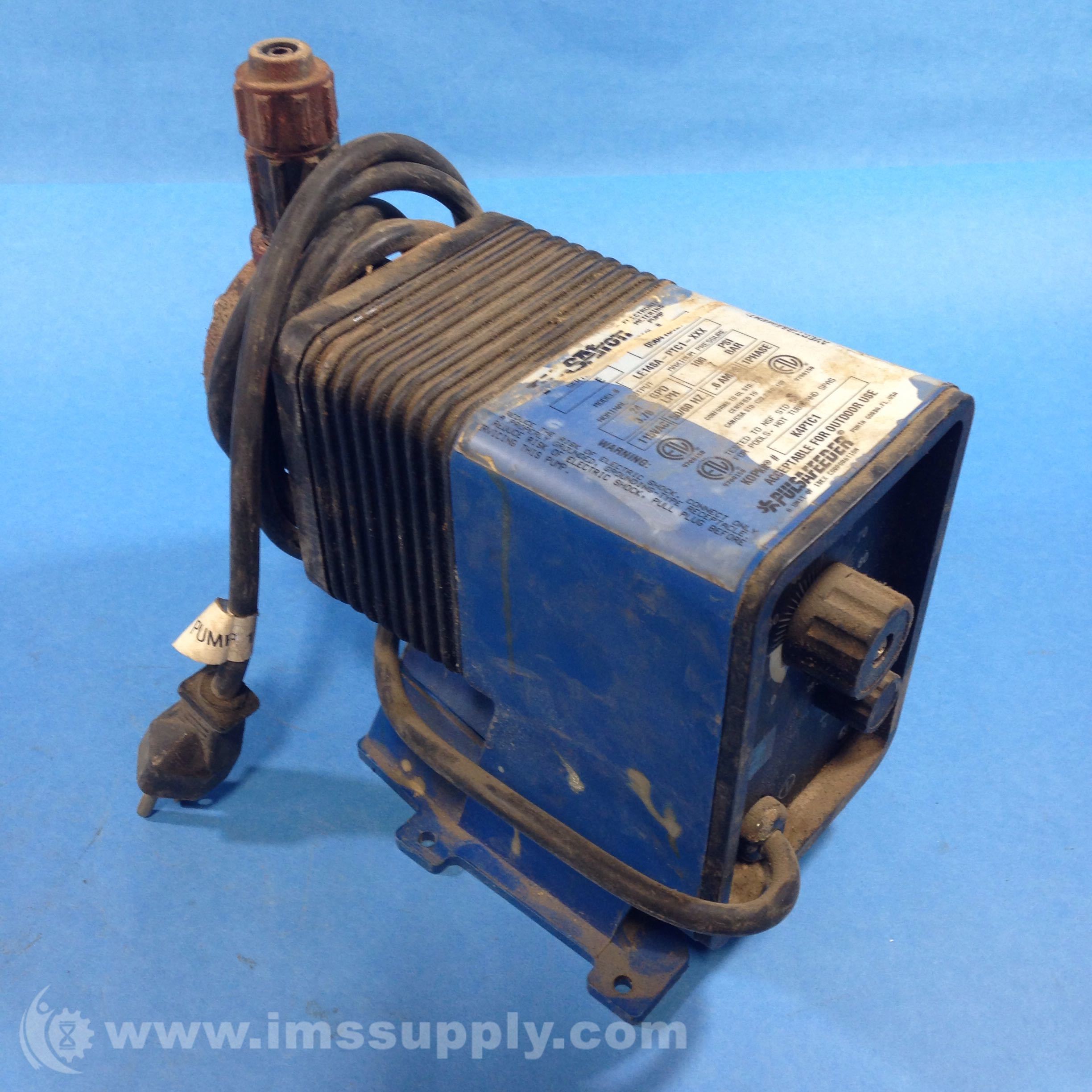 Idex Inc LE14SA-PTC1-XXX Electronic Metering Pump 115VAC .6A - IMS Supply