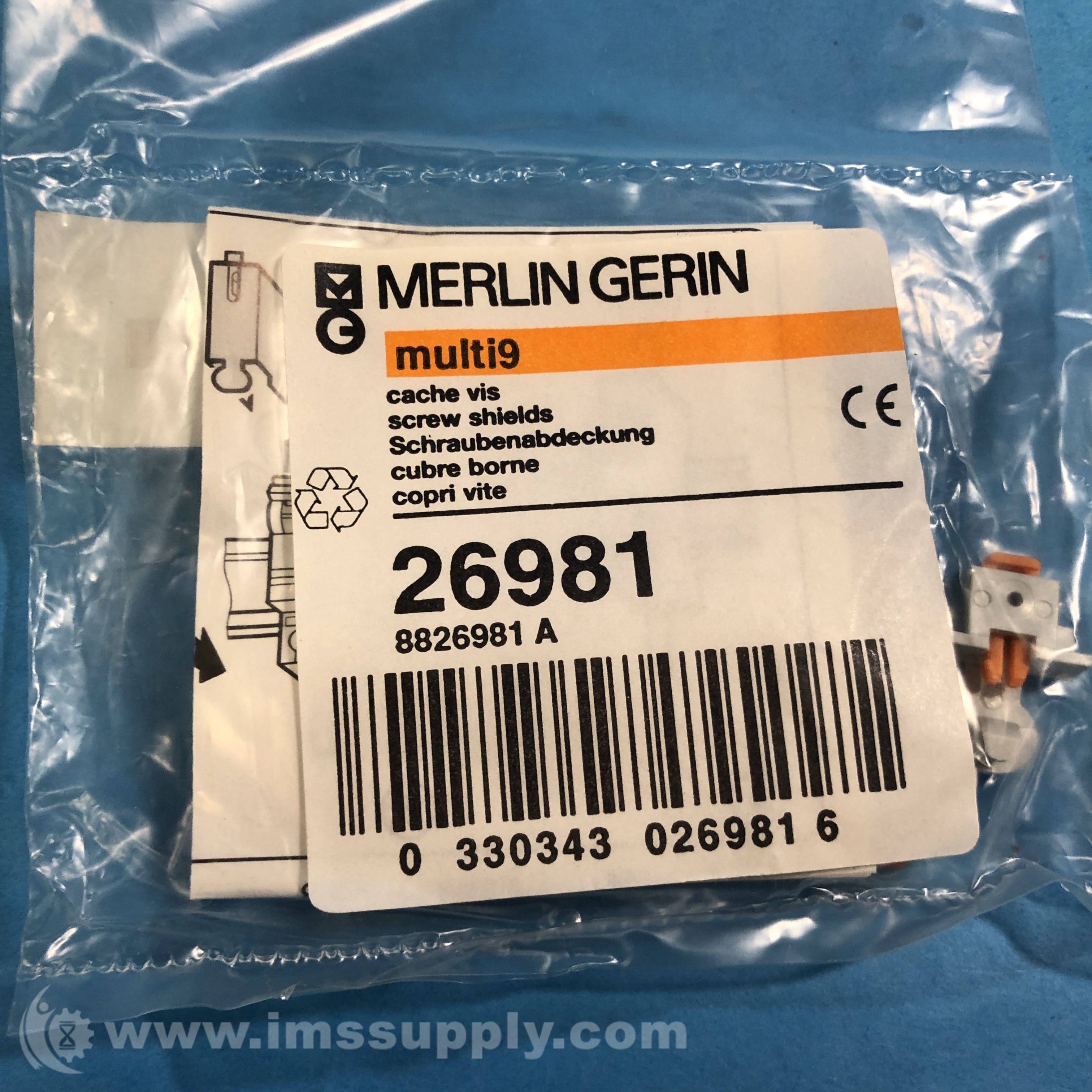 Merlin Gerin 26981 Terminal Screw Shield - IMS Supply