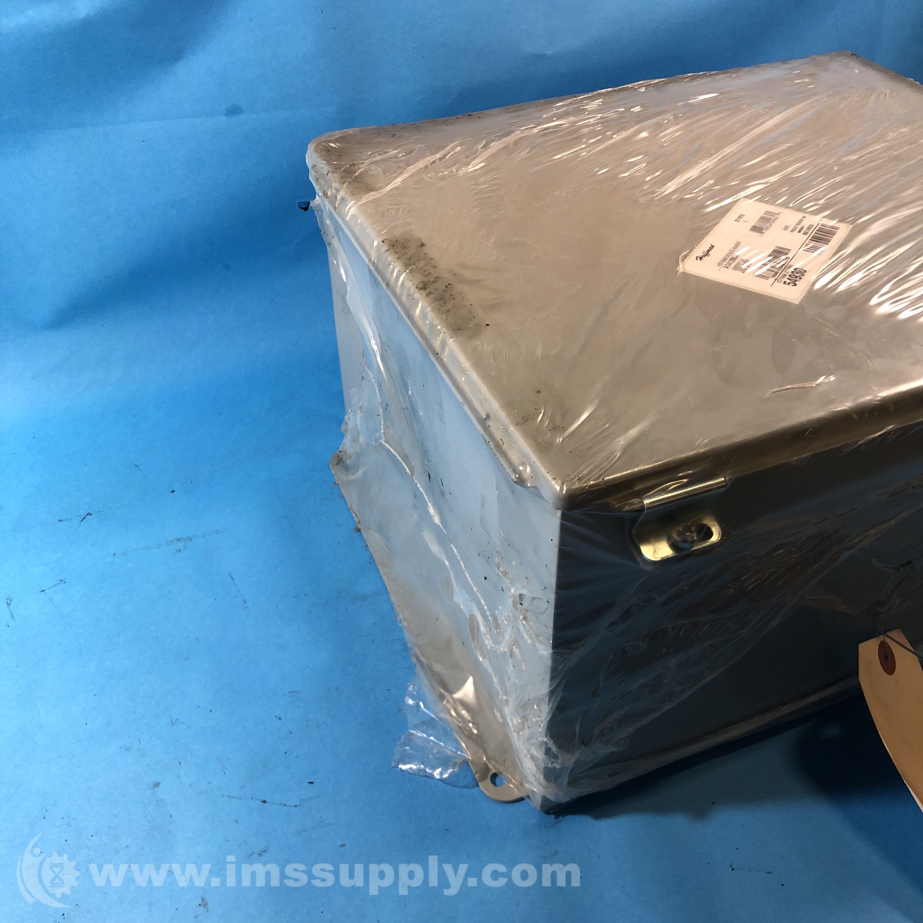 Hoffman A14128CH Junction Box, NEMA 12, Hinged Cover, Steel - IMS Supply