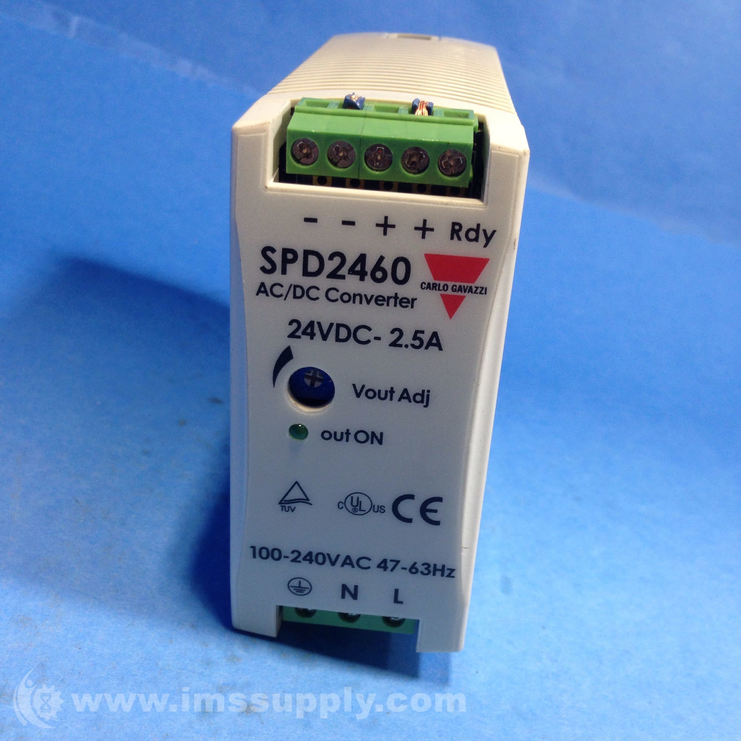 Carlo Gavazzi SPD24601 AC/DC DIN Rail Power Supply - IMS Supply