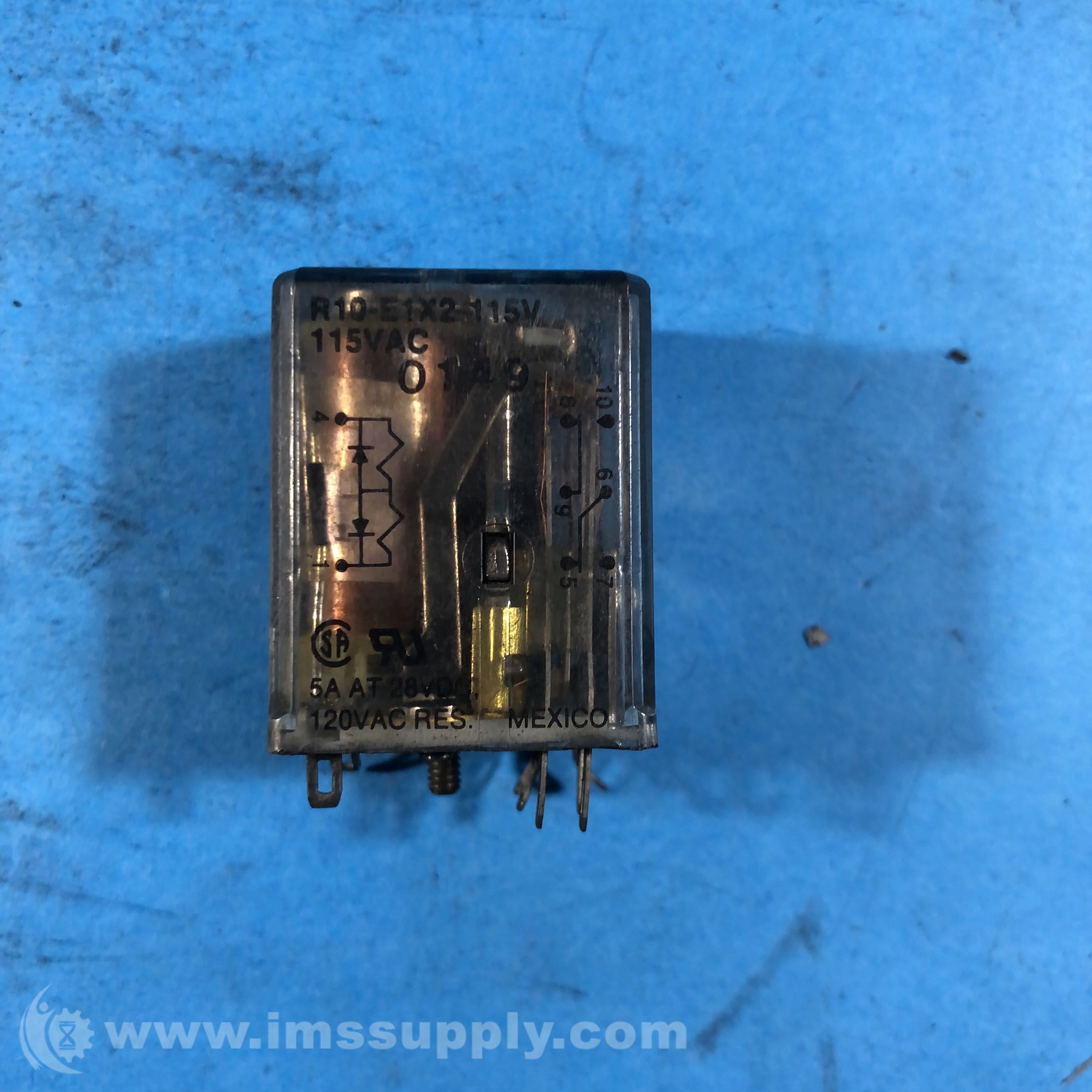 Idec R10-E1X2-115V Power Relay - IMS Supply