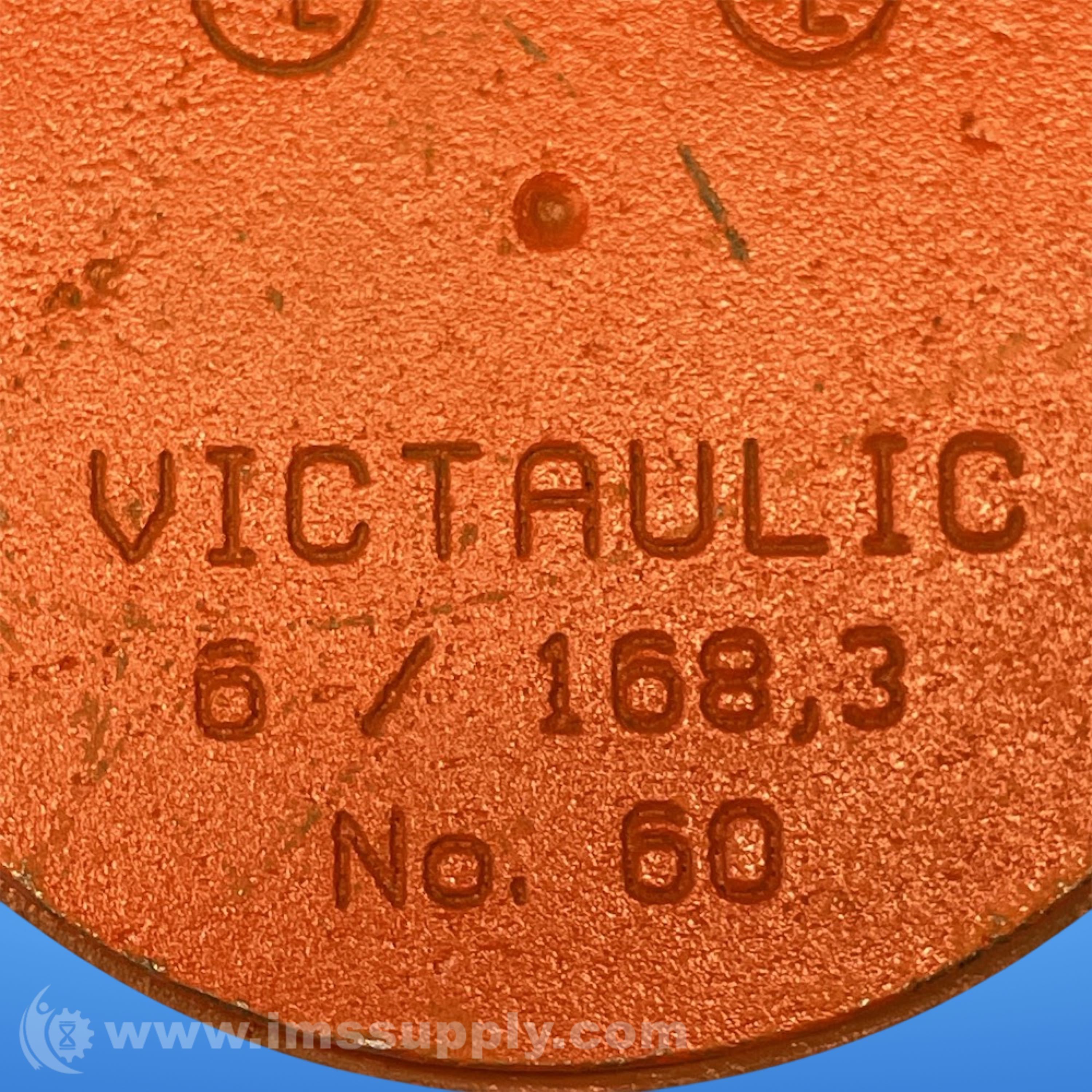 Victaulic 60 6 / 168.3 MM Grooved Cover Cap - IMS Supply