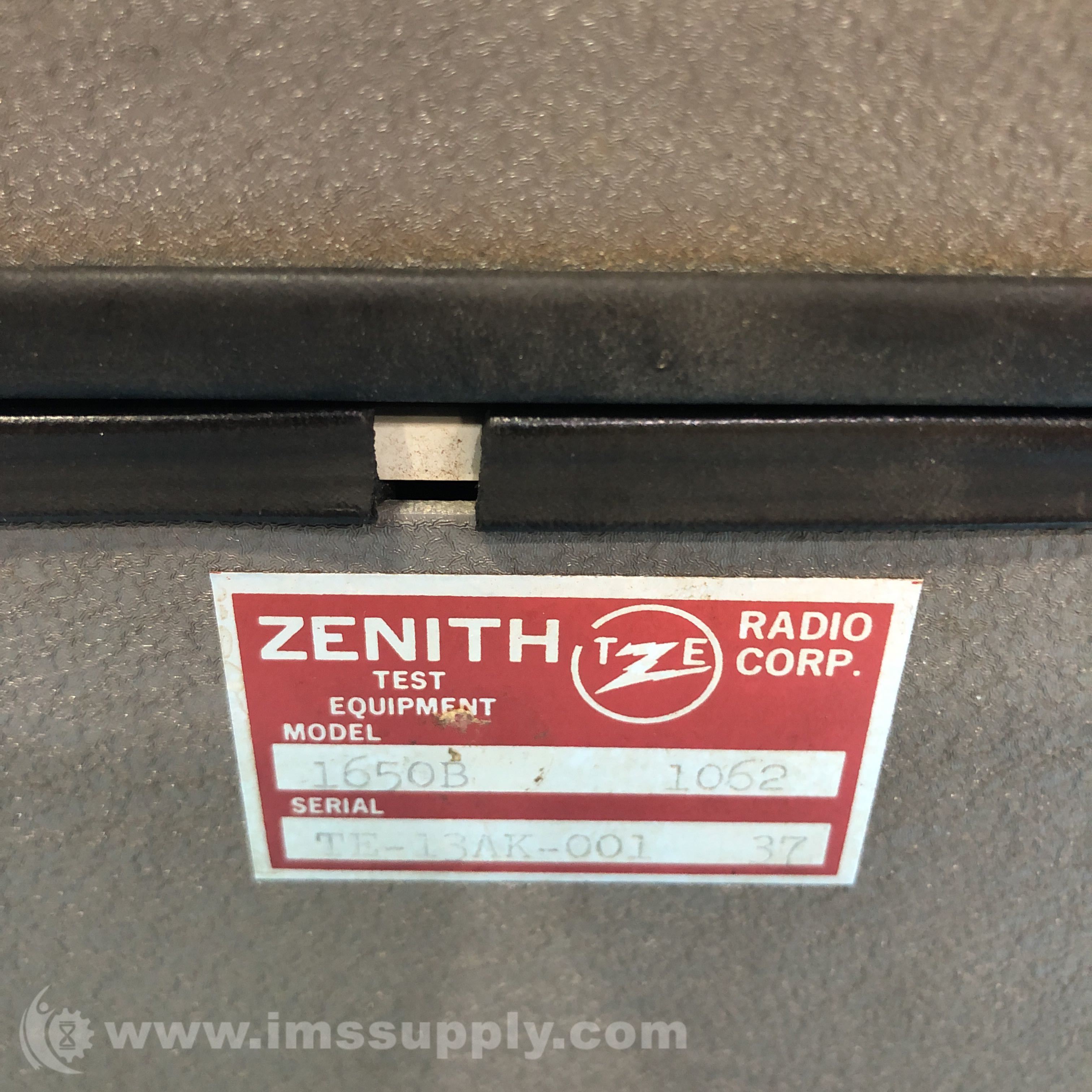 Zenith 1650-B Impedance Bridge - IMS Supply